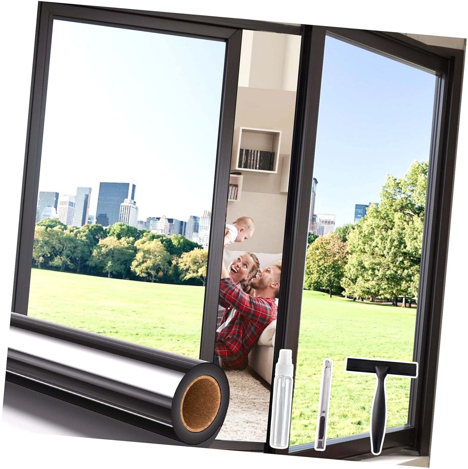 Hotbar One Way Privacy Window Film, Daytime Window Tint for , Mirror ...