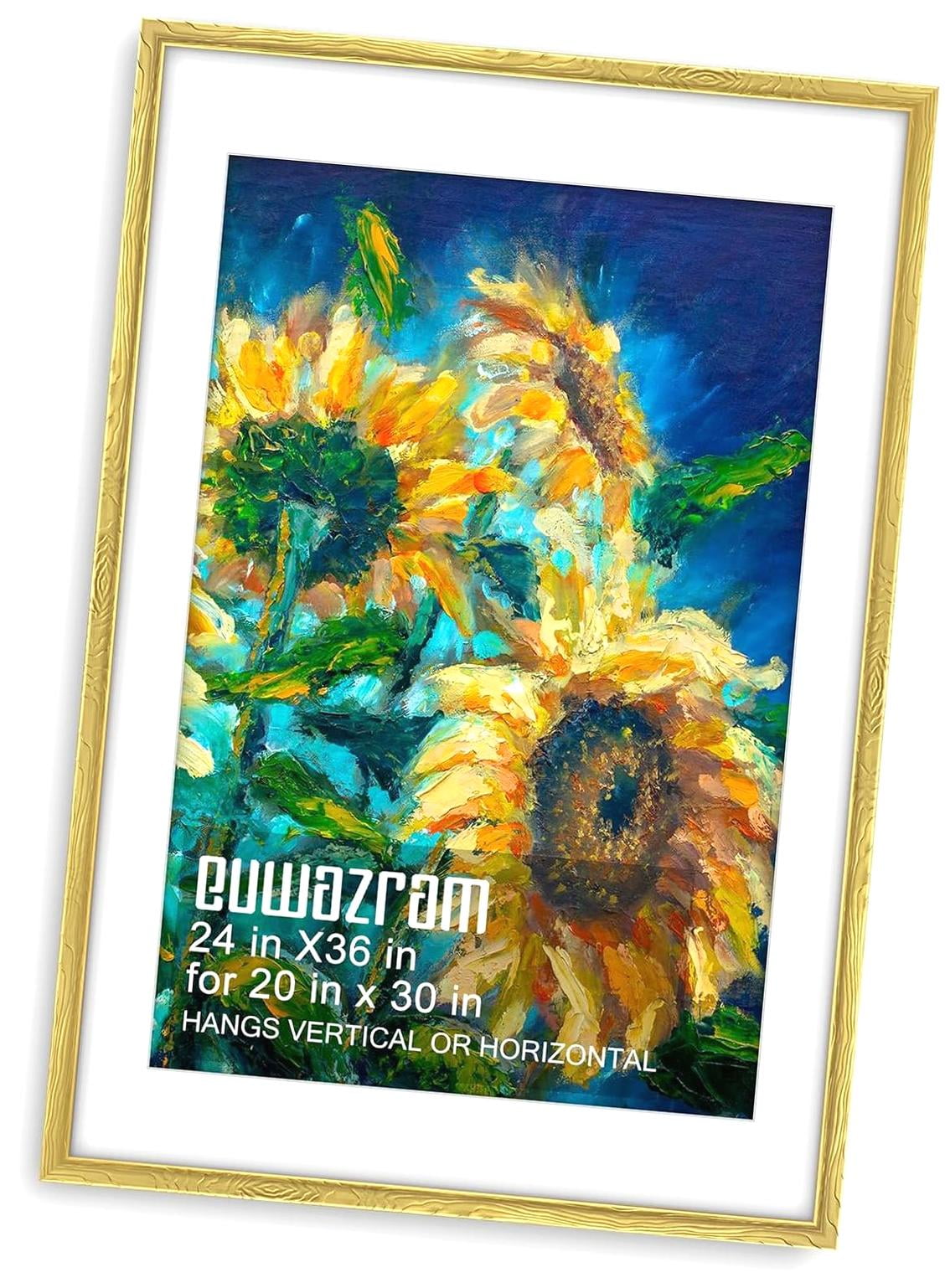 Hotbar Ornate 24x36 Frame - Single Frame, 24 x 36 Poster Frame with Mat ...