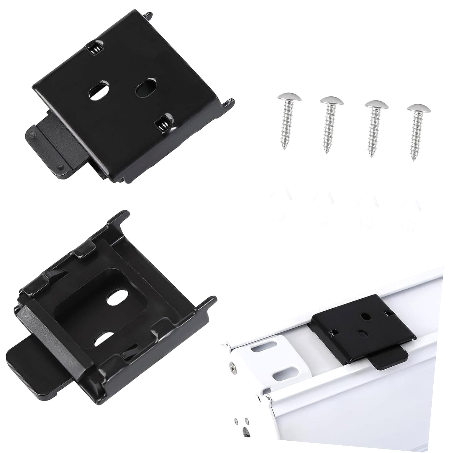 Hotbar Outside Mounted Blinds Curtain Rod Attachment, Vertical Blinds ...