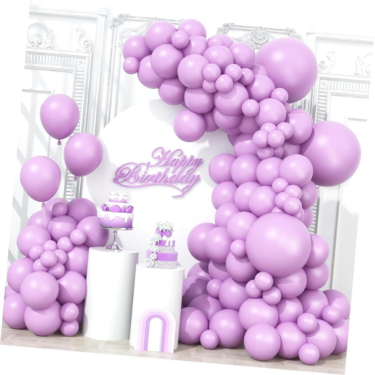 Hotbar Pale Balloons Various Sizes, 123 Pack of 18 12 10 5 Inch Soft ...