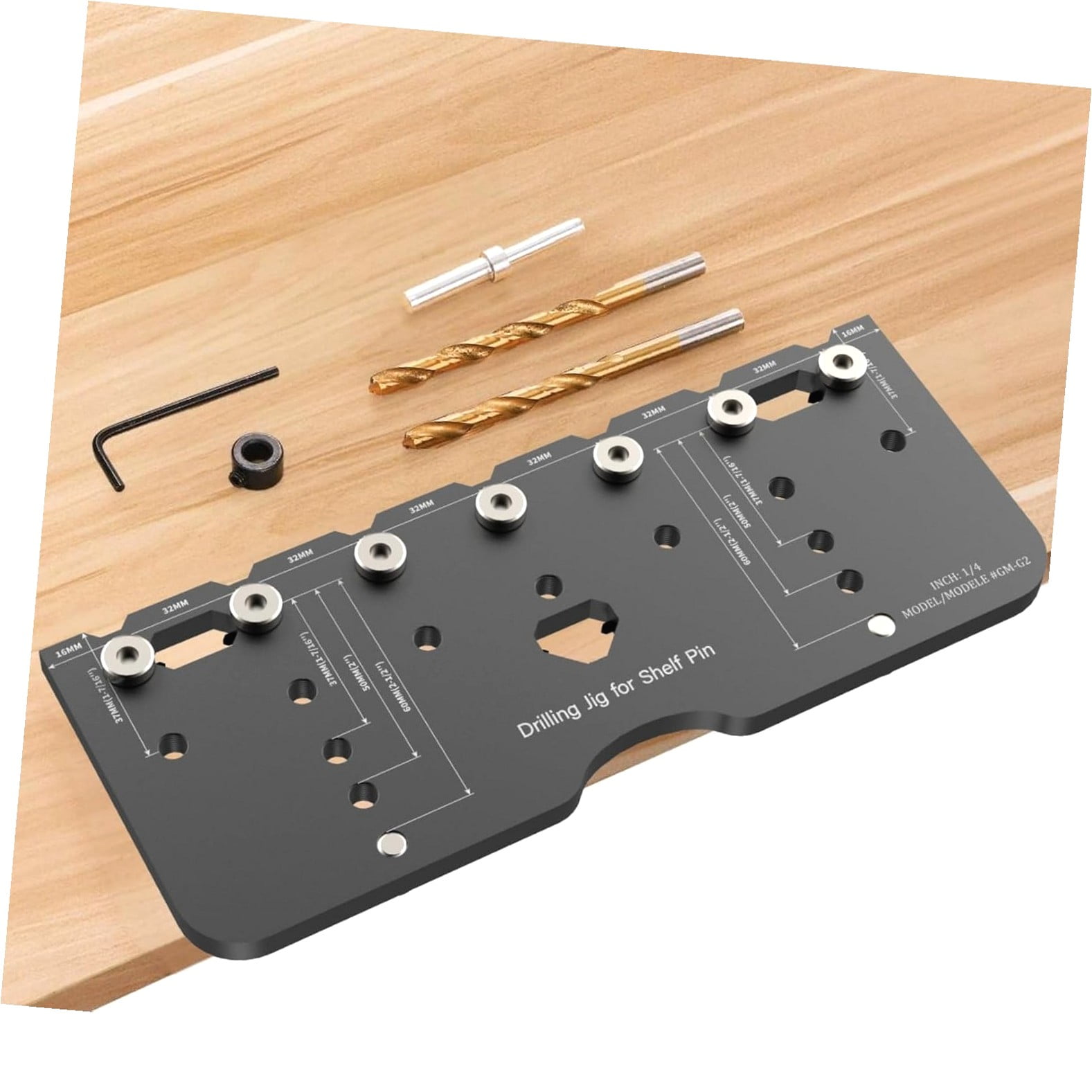 Hotbar Pin Jig, 1/4-Inch Aluminum Alloy Pin Jig, Pin Template Cabinet ...