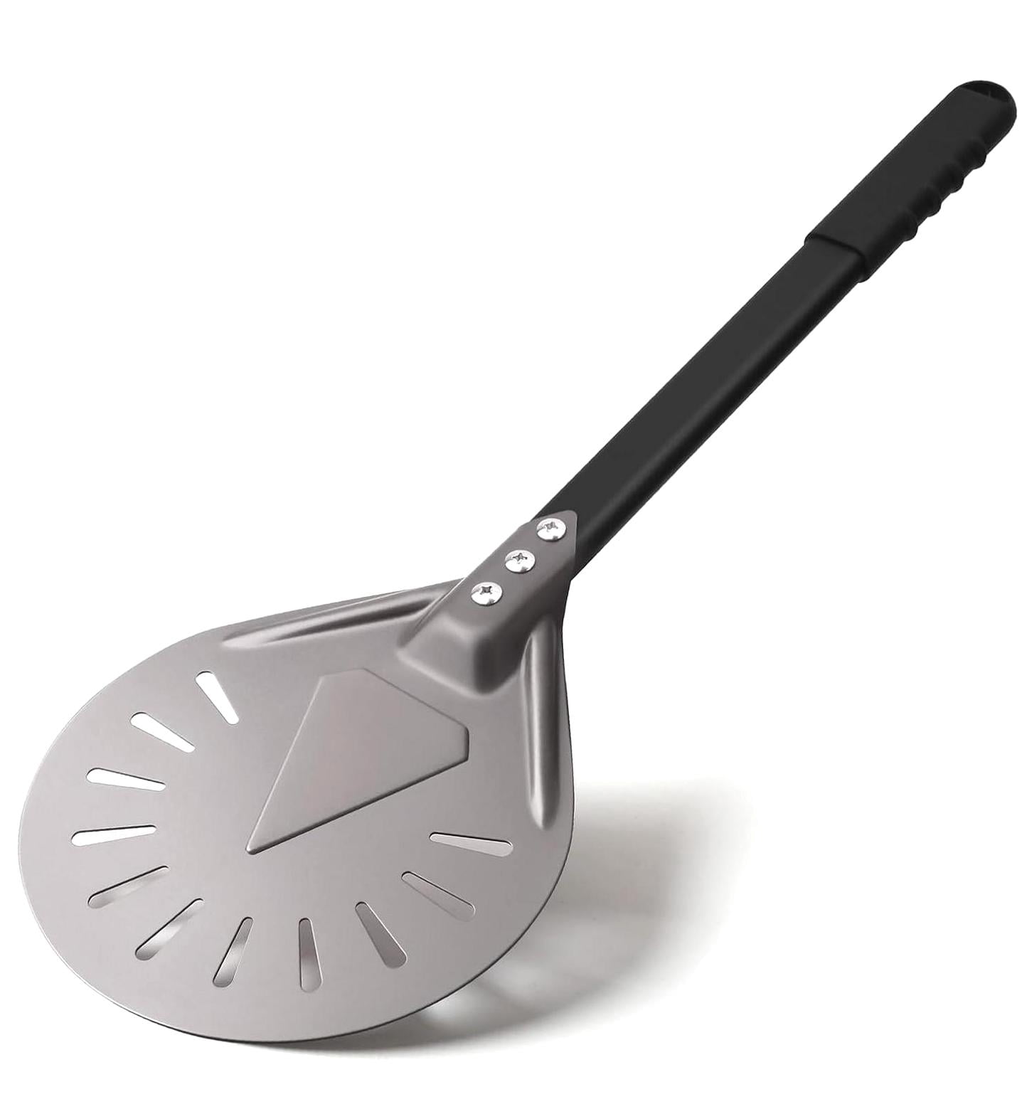 Hotbar Pizza Turning Peel 7 Inch Round Aluminum Perforated Pizza Peel ...