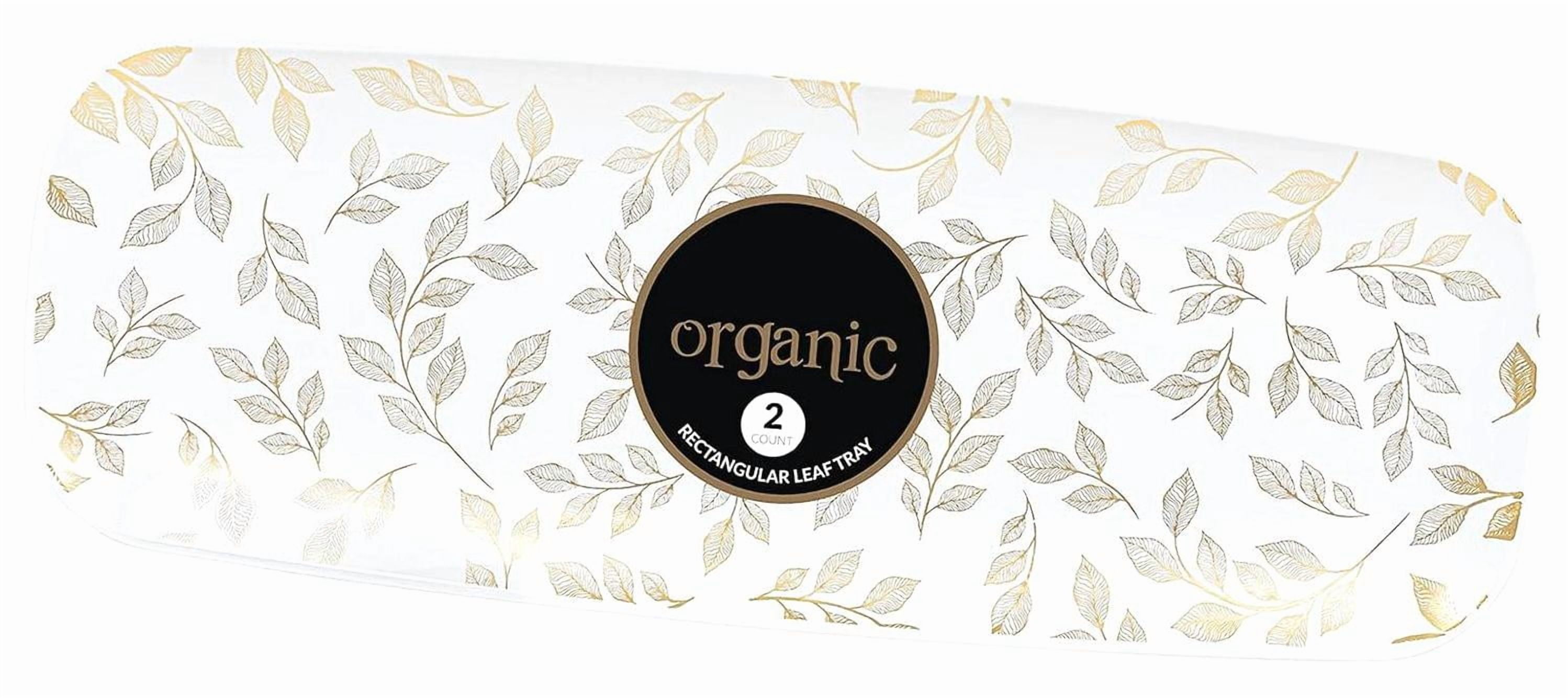 Hotbar Plastic Serving Trays - White Rectangular Serving Platters With ...