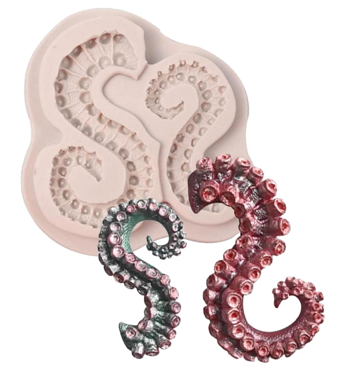 Hotbar Sea Tentacles Silicone Cake Border Fondant Molds Tools Candy ...
