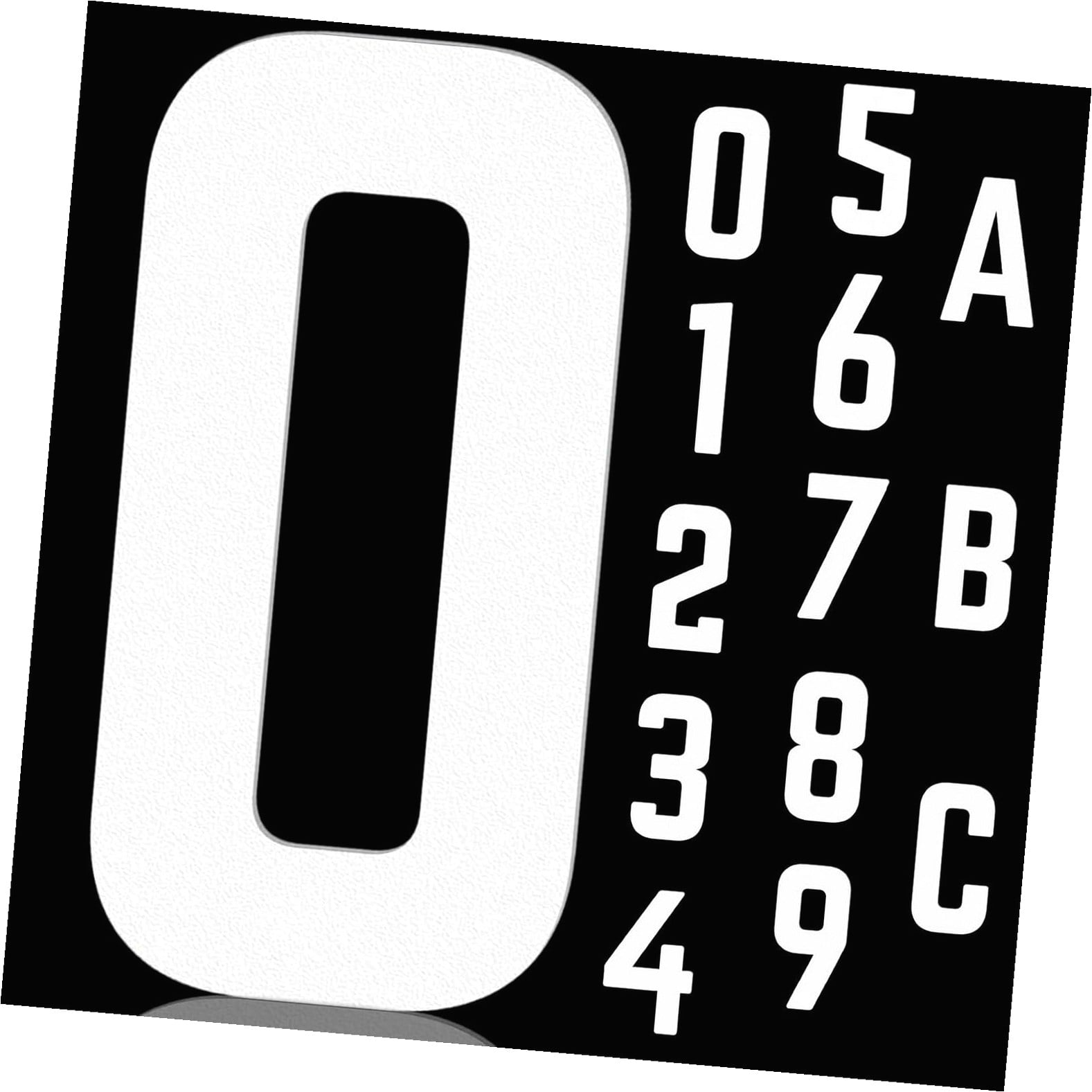 Hotbar Self-adhesive 6 Inch House Numbers, Acrylic House Address ...