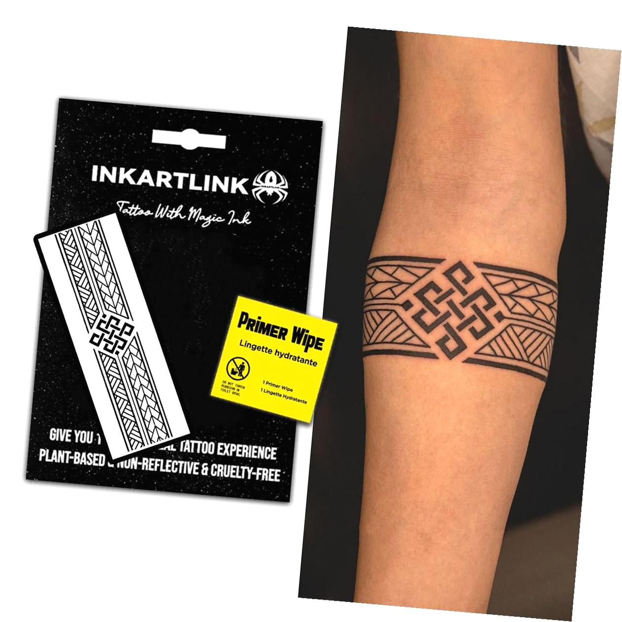 Hotbar Semi-Permanent Tattoo, Lifelike Arm Art, Non-Reflective ...