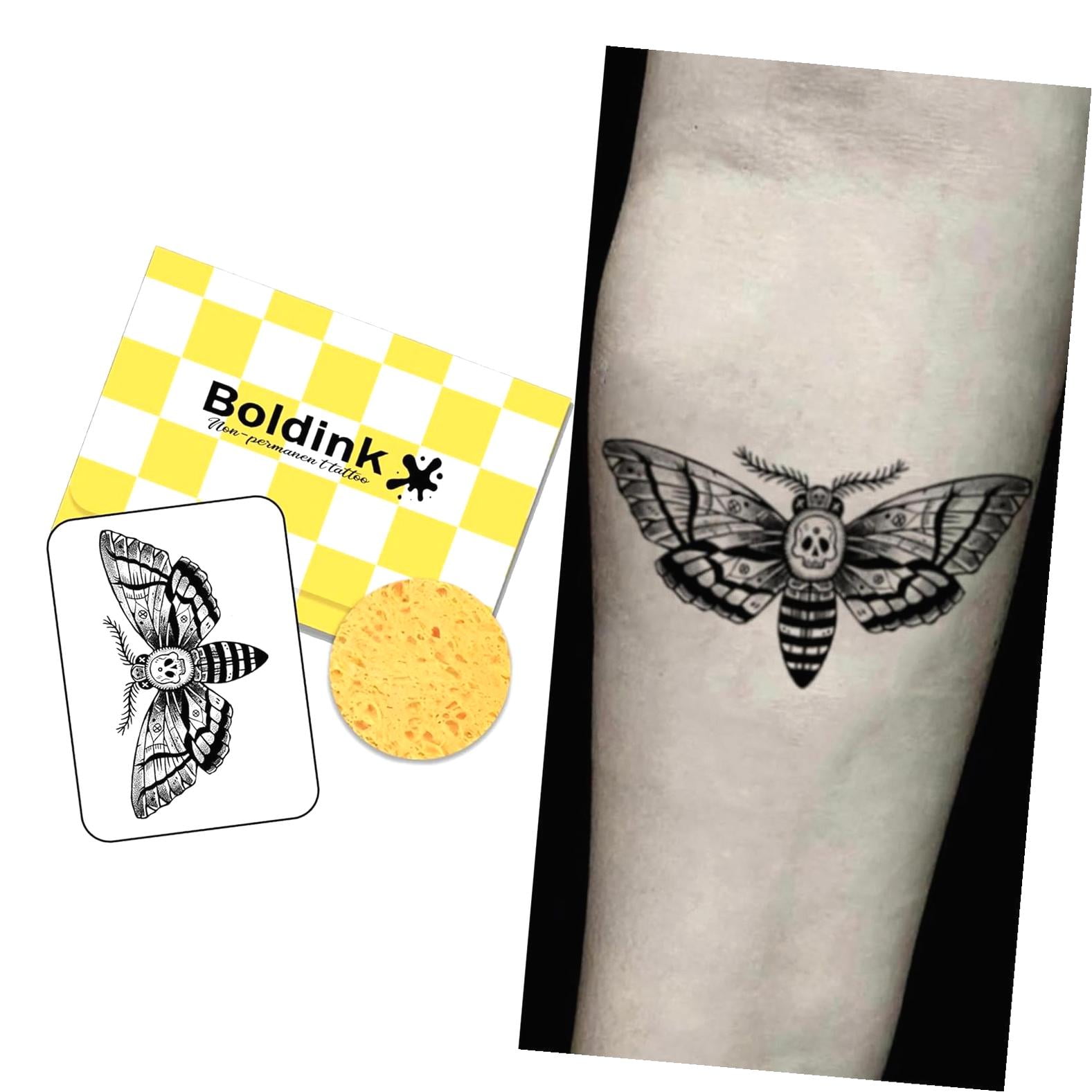 Hotbar Semi-Permanent Tattoos, Realistic Fake Tattoos Lasting 7-15 Days ...