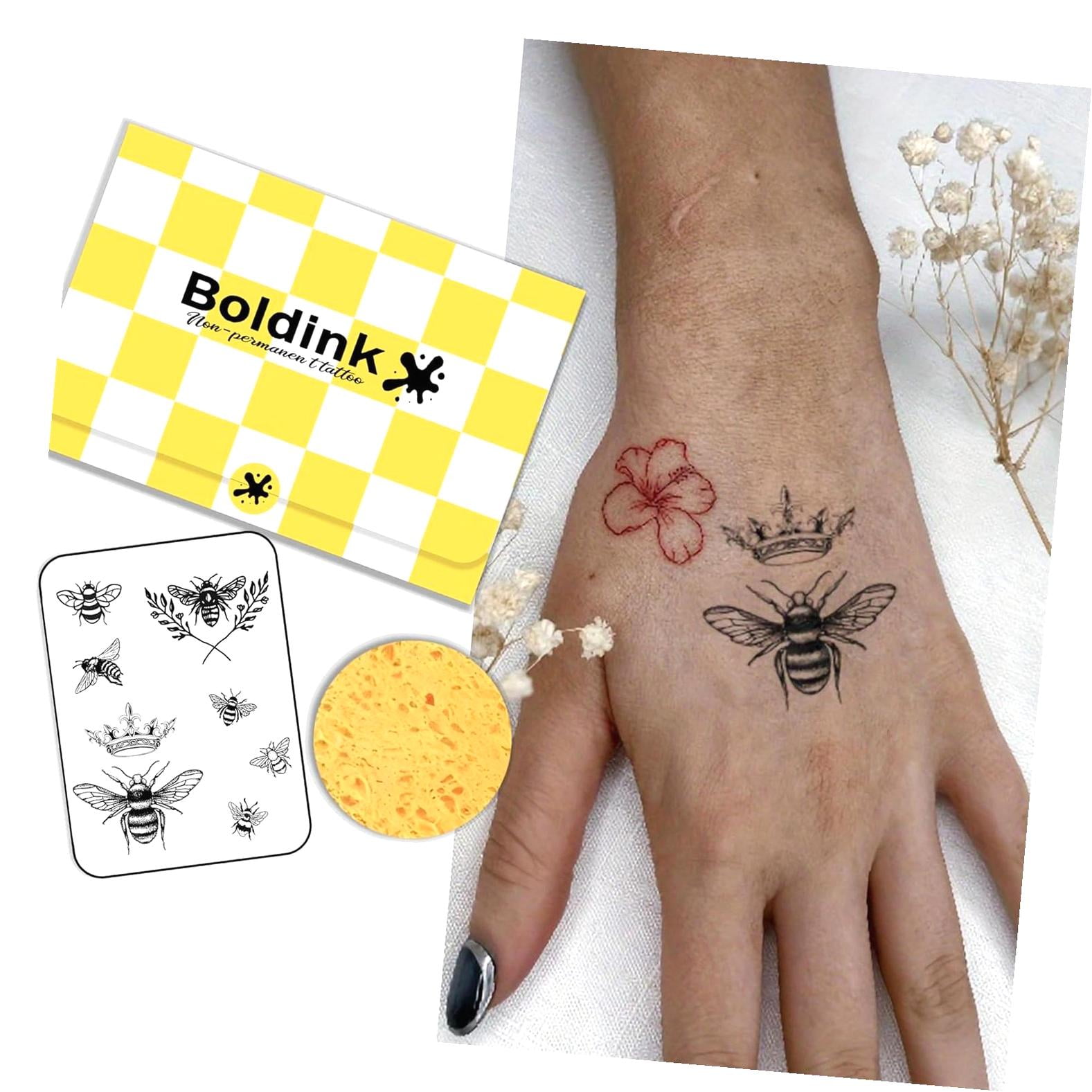 Hotbar Semi-permanent tattoos, lifelike artificial tattoos, for 7-15 ...