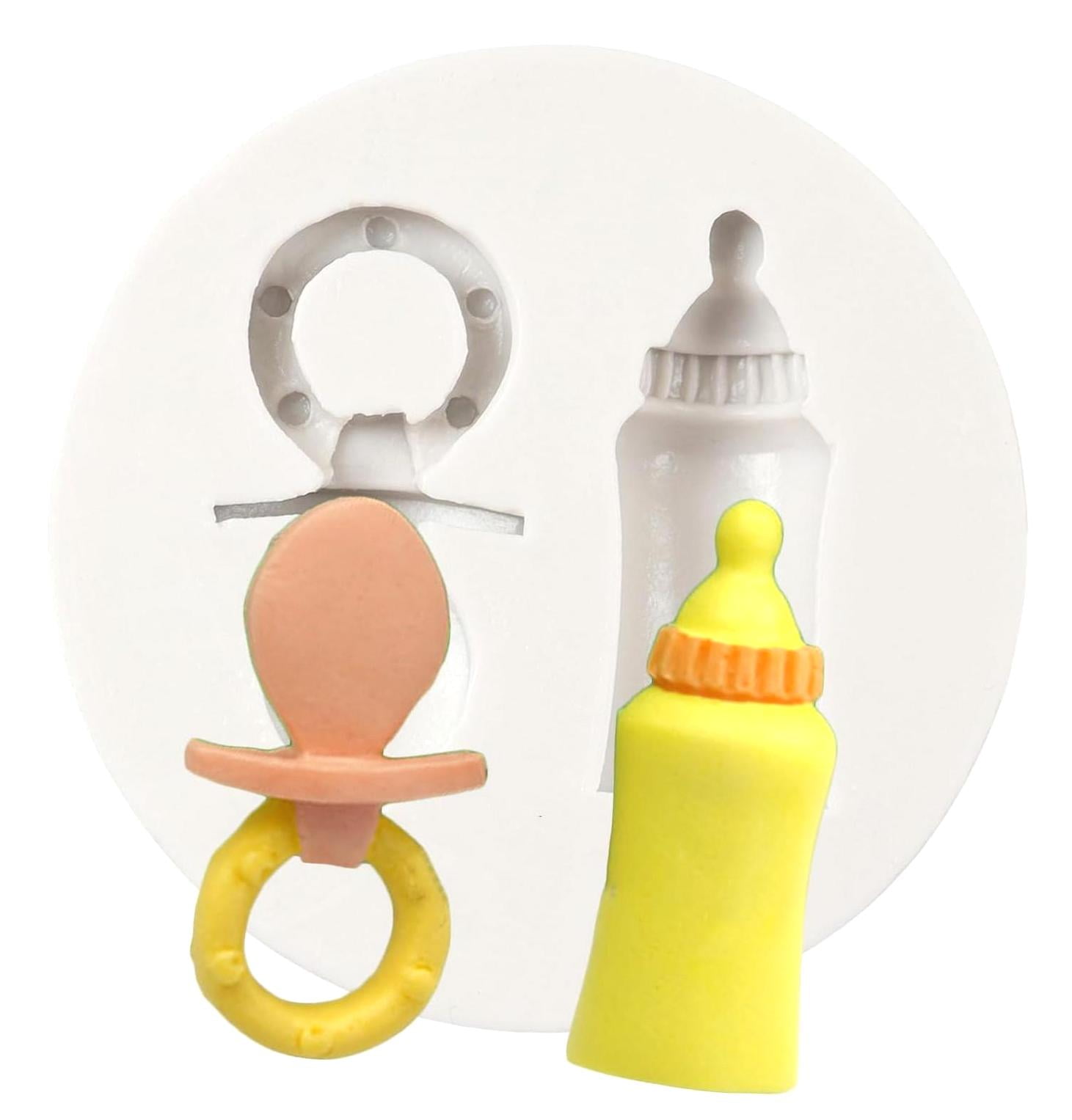 Hotbar Shower Silicone Molds Bottle Pacifier Fondant Molds For Birthday ...