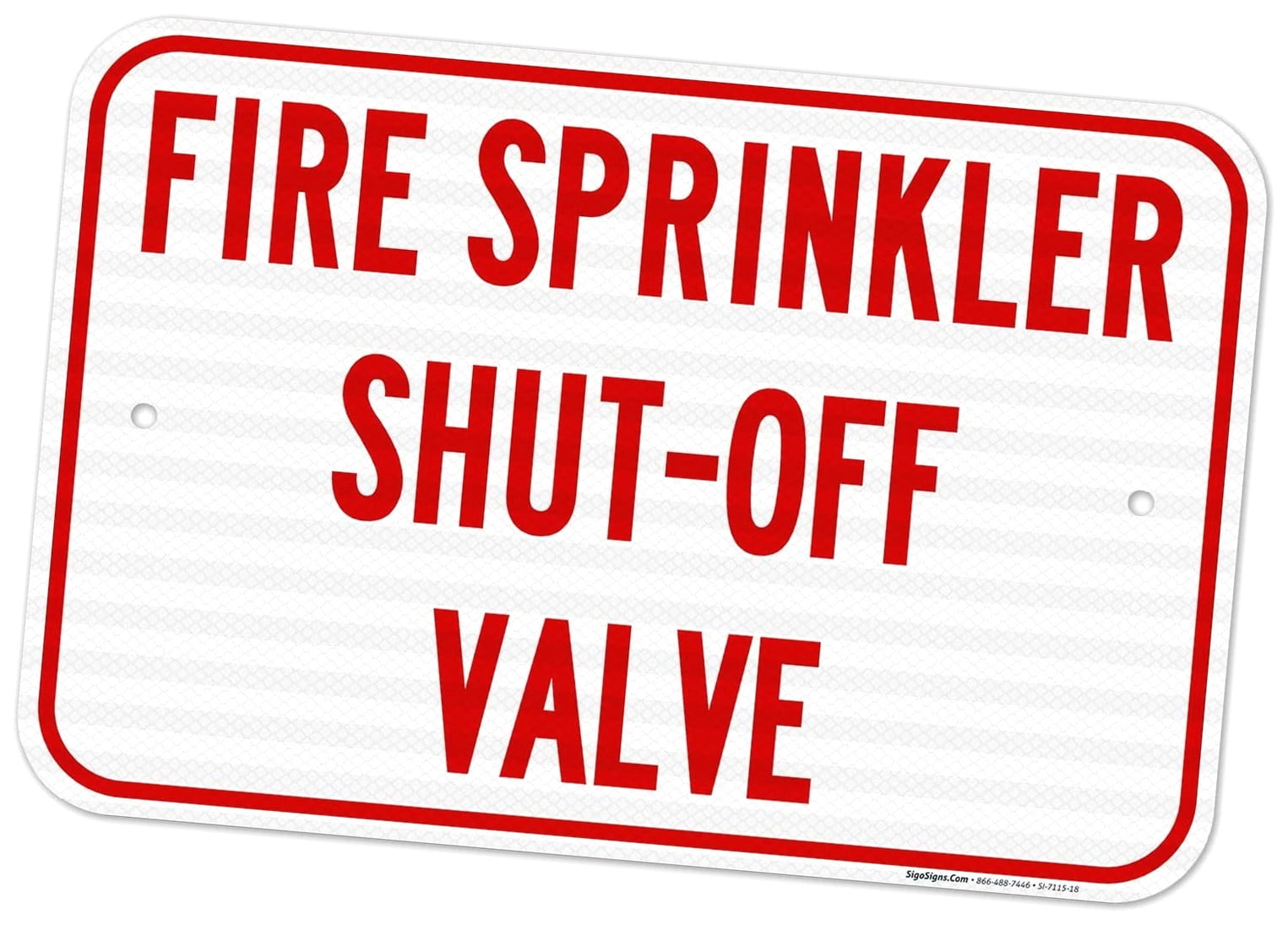 Hotbar Shut Off Sign, 10x7 Rust Free Aluminum 12x18 Inches, EGP .063 ...