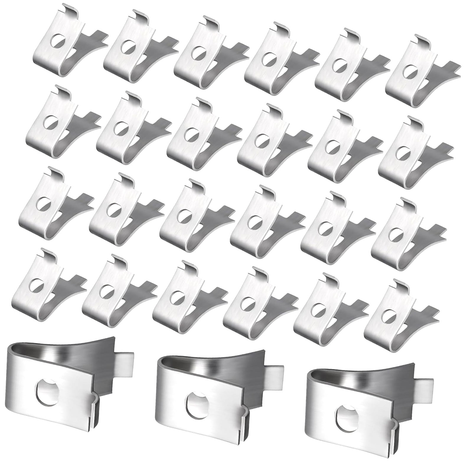 Hotbar Steel Clips 50 Pcs Multipurpose Metal Supports for Kitchen ...