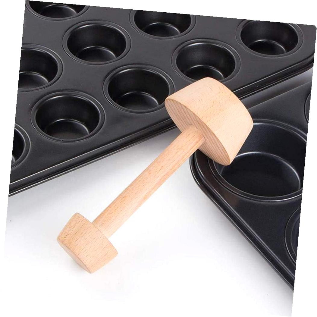 Hotbar Tamper Pastry Tamper Dual-Sided Wooden Tamper DIY Cake Pastry ...
