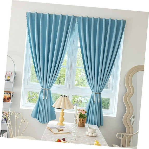Hotbar Tape Stick Curtains Curtains for Bedroom No Required Curtain No ...