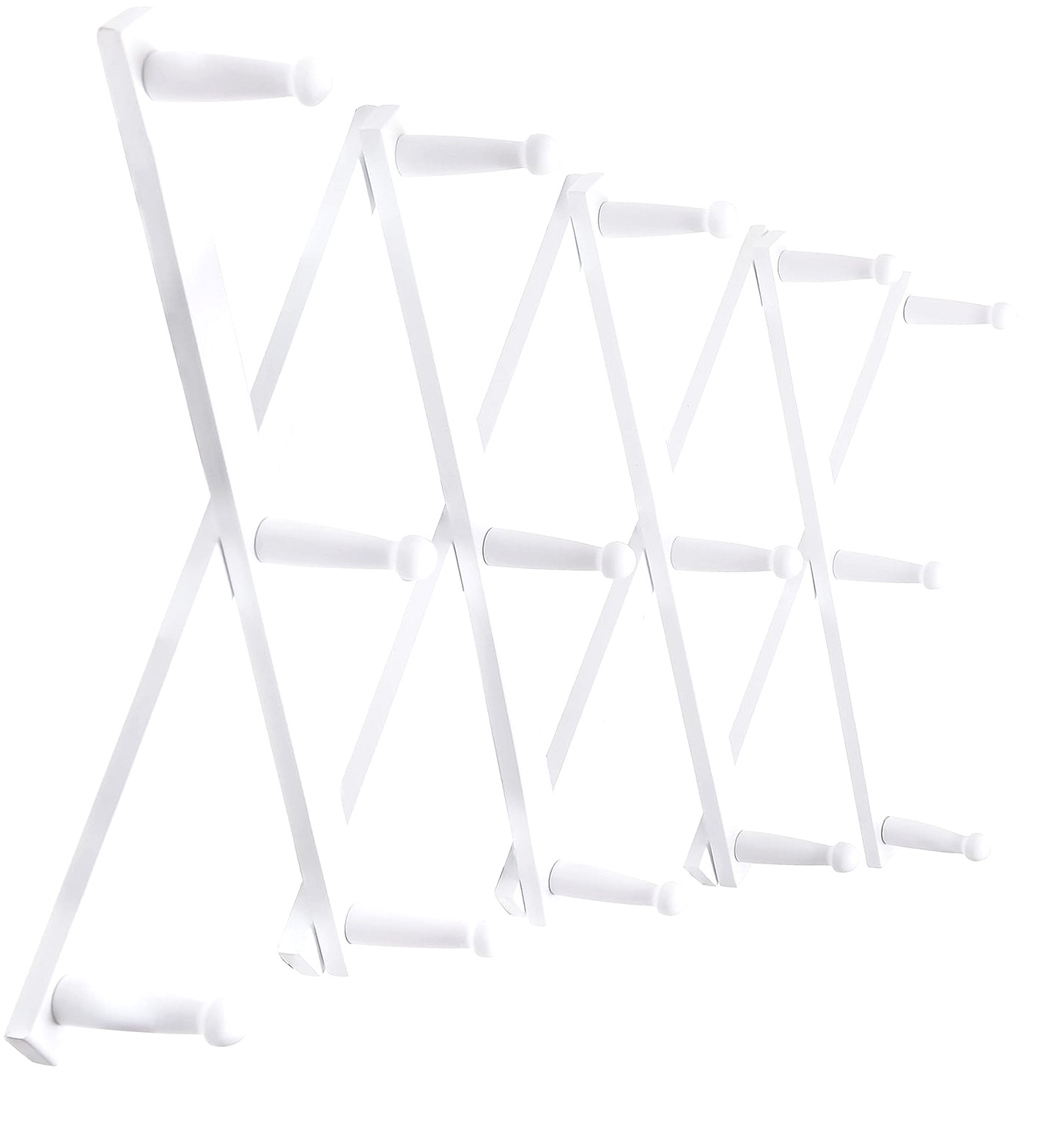 Hotbar Wall Rack with 14 , Wooden, Expandable, Wall Mount for , Hats ...