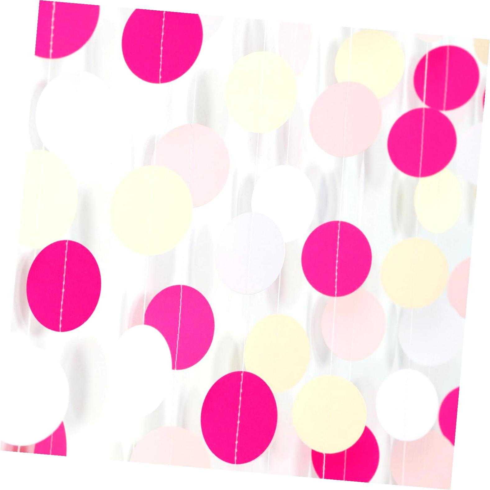 Hotbar Warm Beige Party Decorations Streamers Garland - 52ft Birthday ...