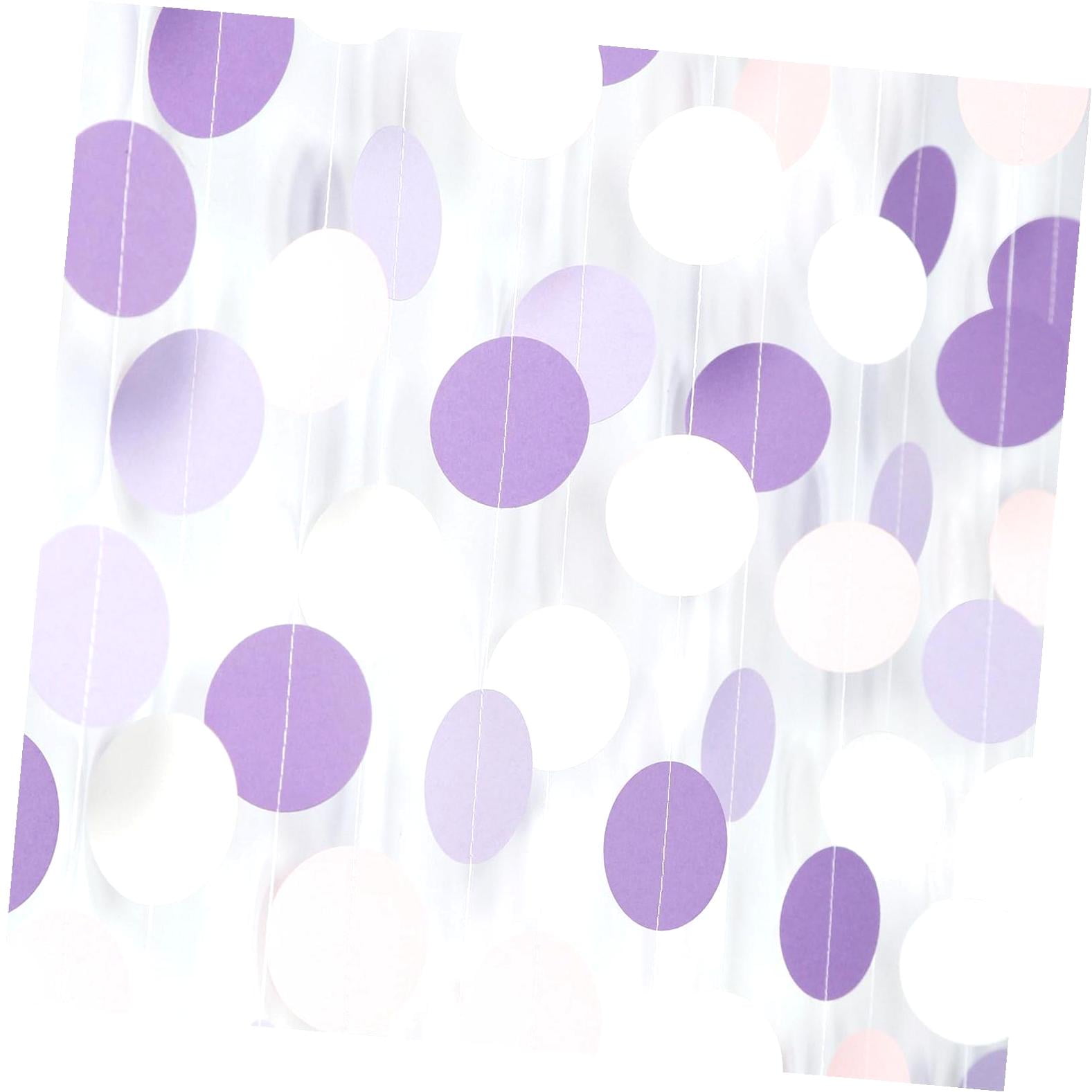 Hotbar - White Celebration Paper Garland - 52ft Lavender Birthday ...