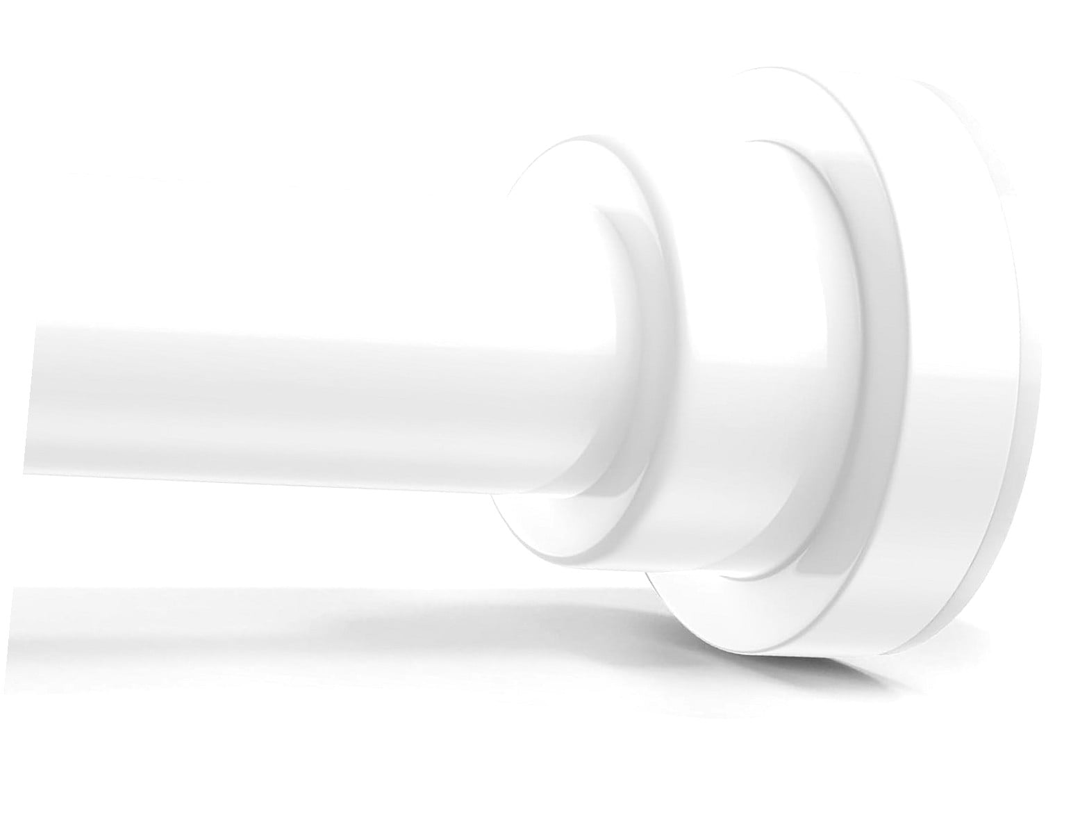 Hotbar White Shower Curtain Rod 28-50 Inch Shower Tension Rod for ...