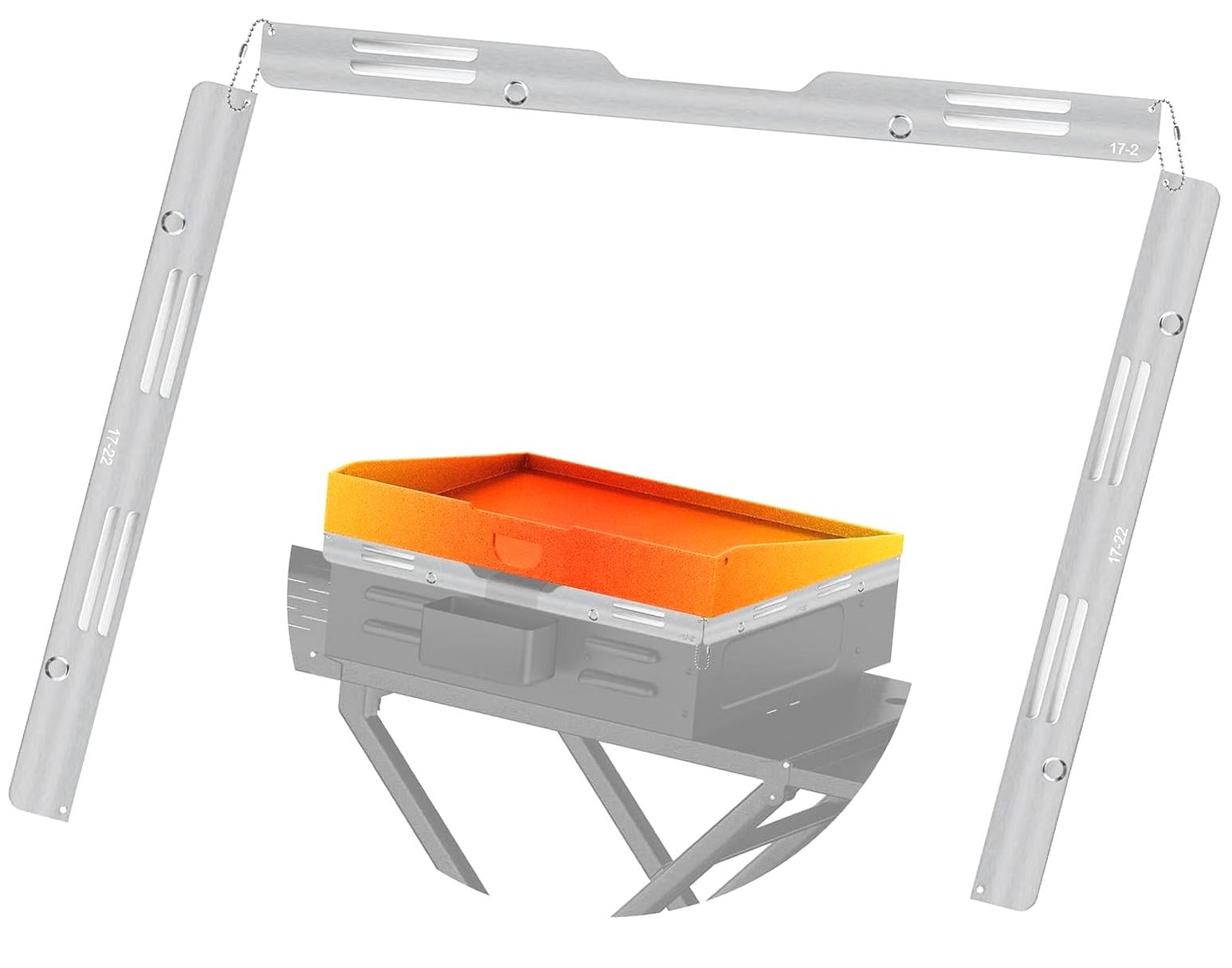 Hotbar Wind Protectors for 17" Griddle, Magnetic Steel Wind for Grill ...