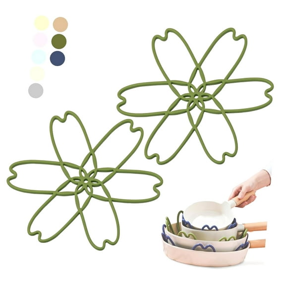 Hotbar iPROTECT Stack Expert | Multi-Purpose Pans Pots Protector. Set of 2. Trivets for All ...