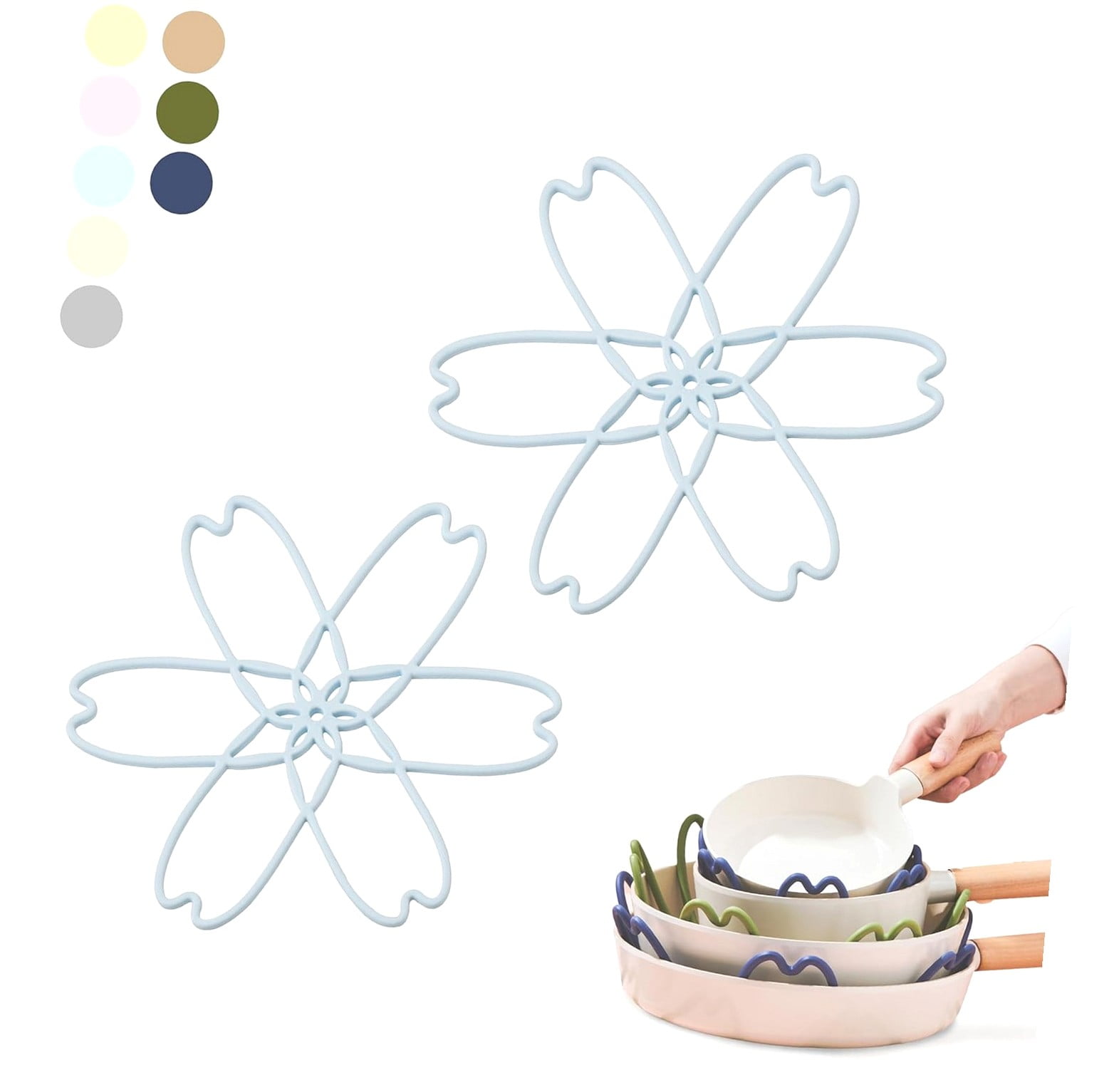 Hotbar iPROTECT Stack Expert | Pan and Pot Protectors. Set of 2 ...