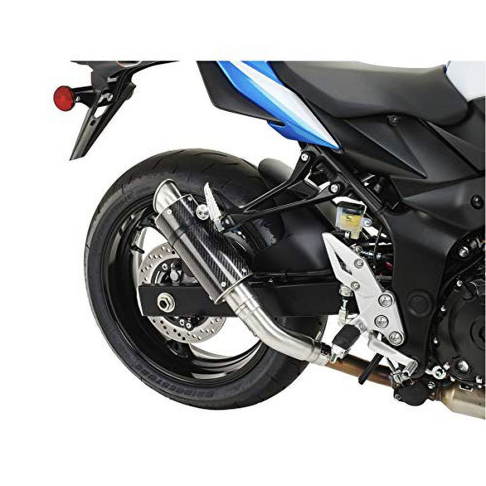 Hotbodies Racing MGP Growler Slip-On Exhaust (Carbon Fiber with Rolled ...