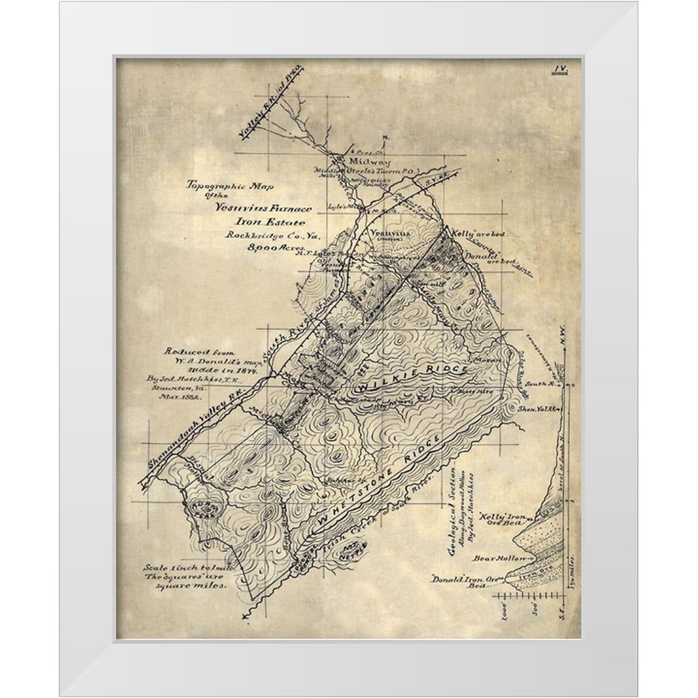 Hotchkiss 15x18 White Modern Wood Framed Museum Art Print Titled ...