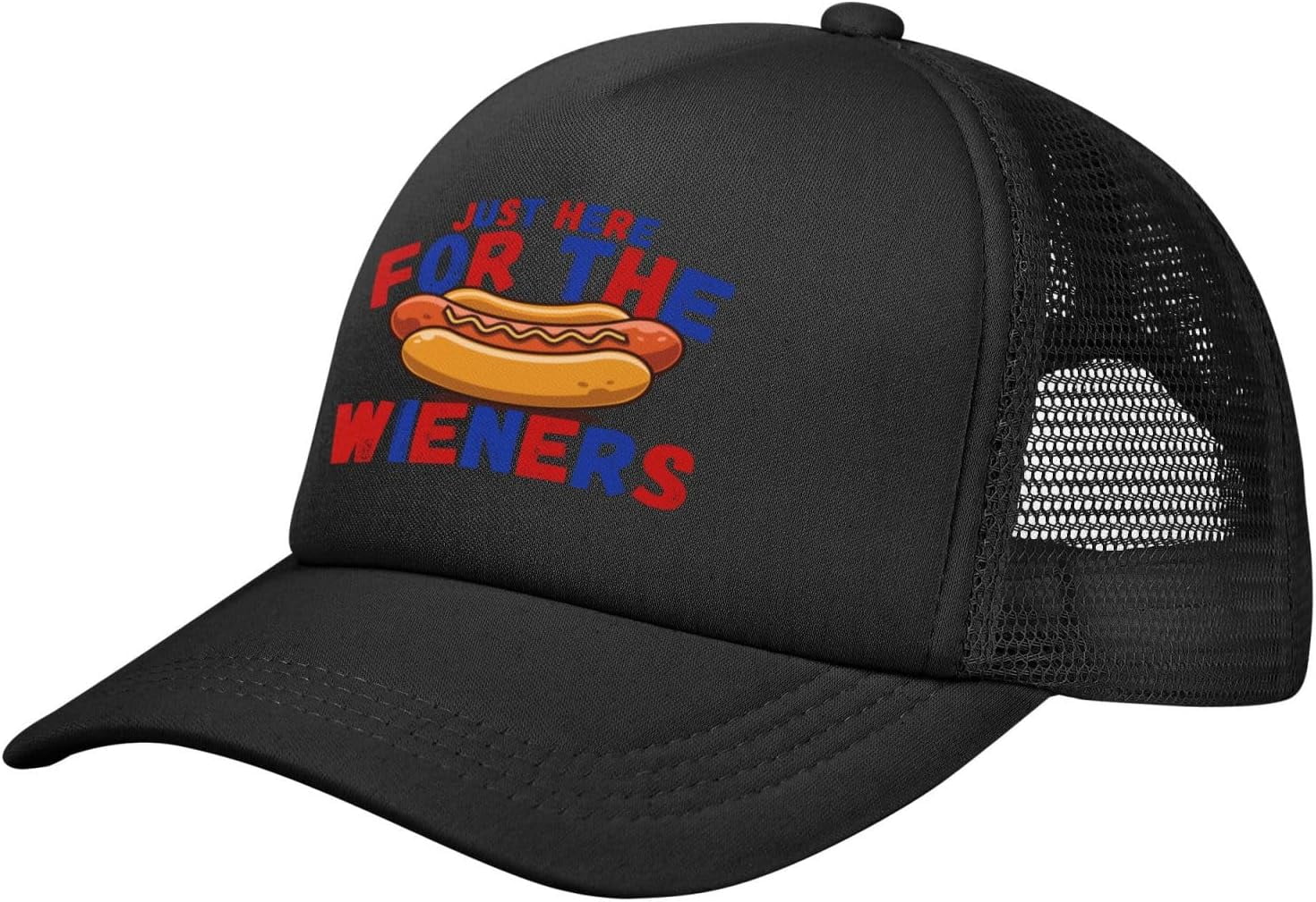 Hotdog Life Cap – Funny Independence Day Mesh Hat - Walmart.com