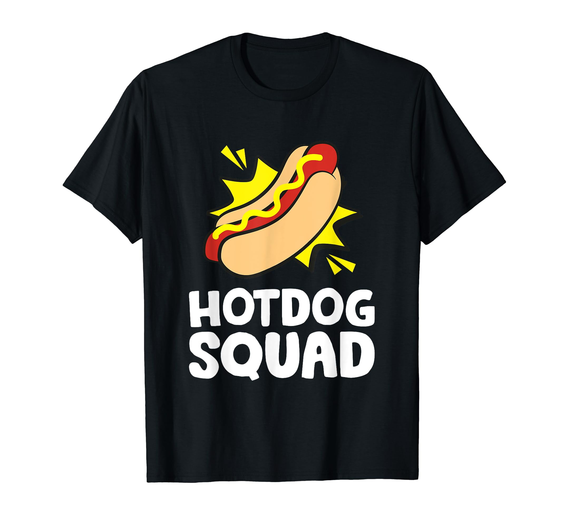 Hotdog Lover Team Hot Dog Funny Hotdog Squad T-Shirt - Walmart.com