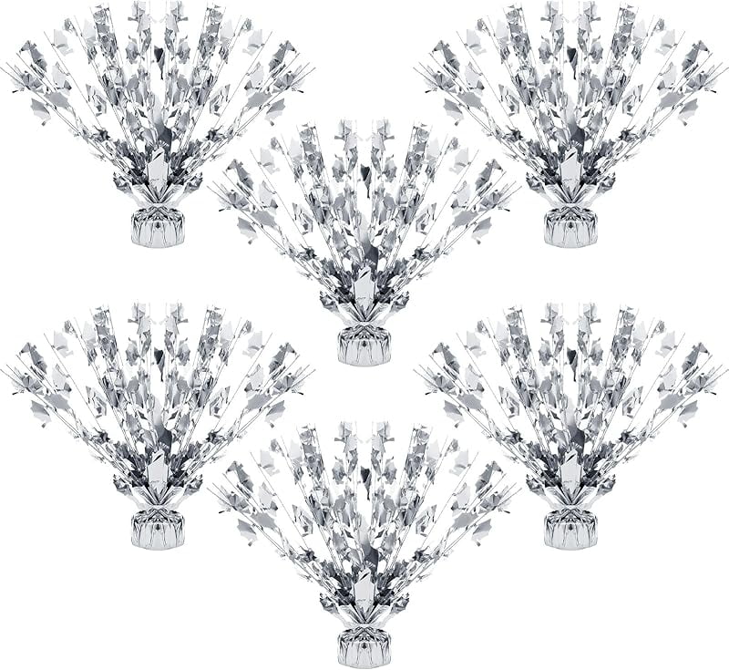 Hoteam 6 Pcs Metallic Graduate Cap Gleam Table Centerpiece Party ...
