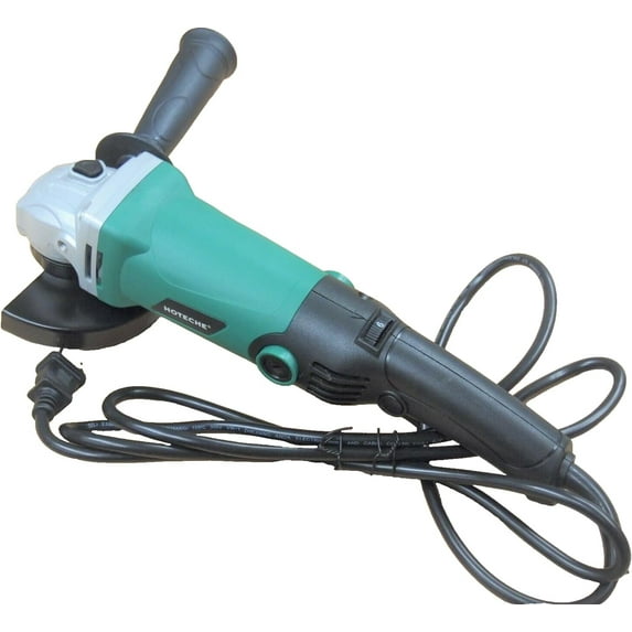 Hoteche 4-1/2" Electric Variable Speed Angle Grinder Trigger Grip Long ...