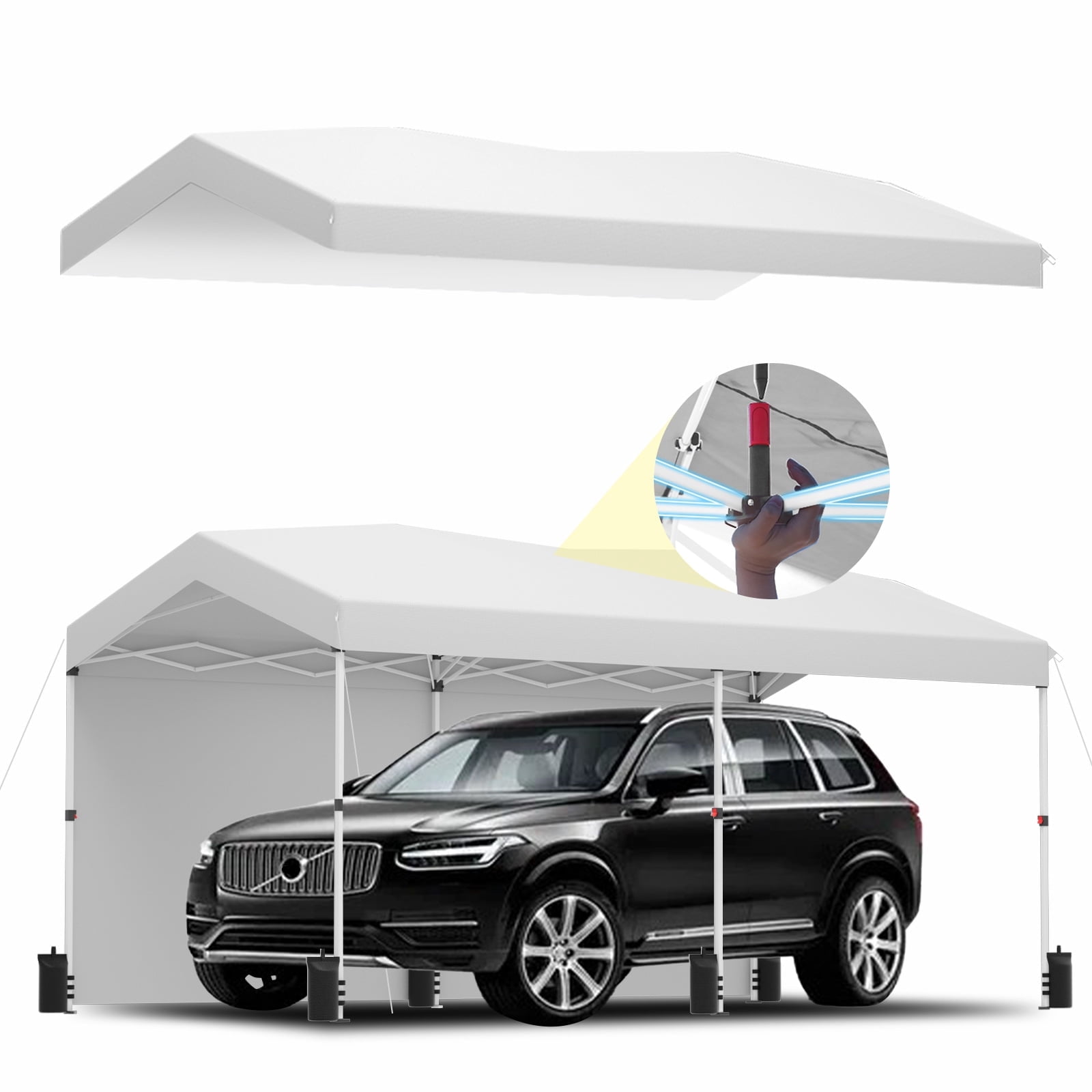 HOTEEL 10x15 Extra Large Outdoor Event Waterproof Canopy Tent, Portable ...