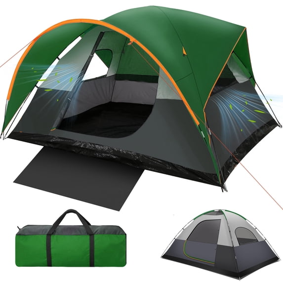 Hoteel 8-10 Person Tent for Camping with Waterproof Rainfly,EZ Set up ...