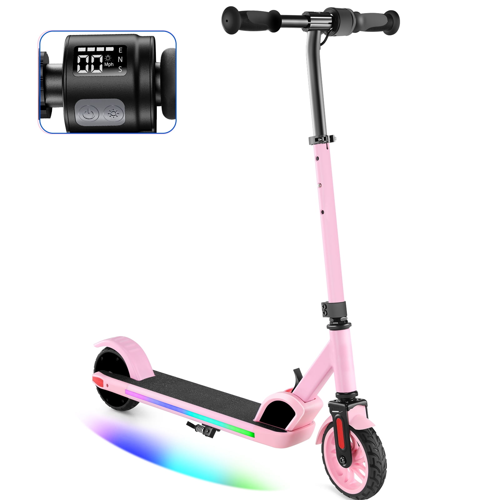 HOTEEL Electric Scooter for Kids 8+,180W Upgraded Motor,4 Adjustable ...