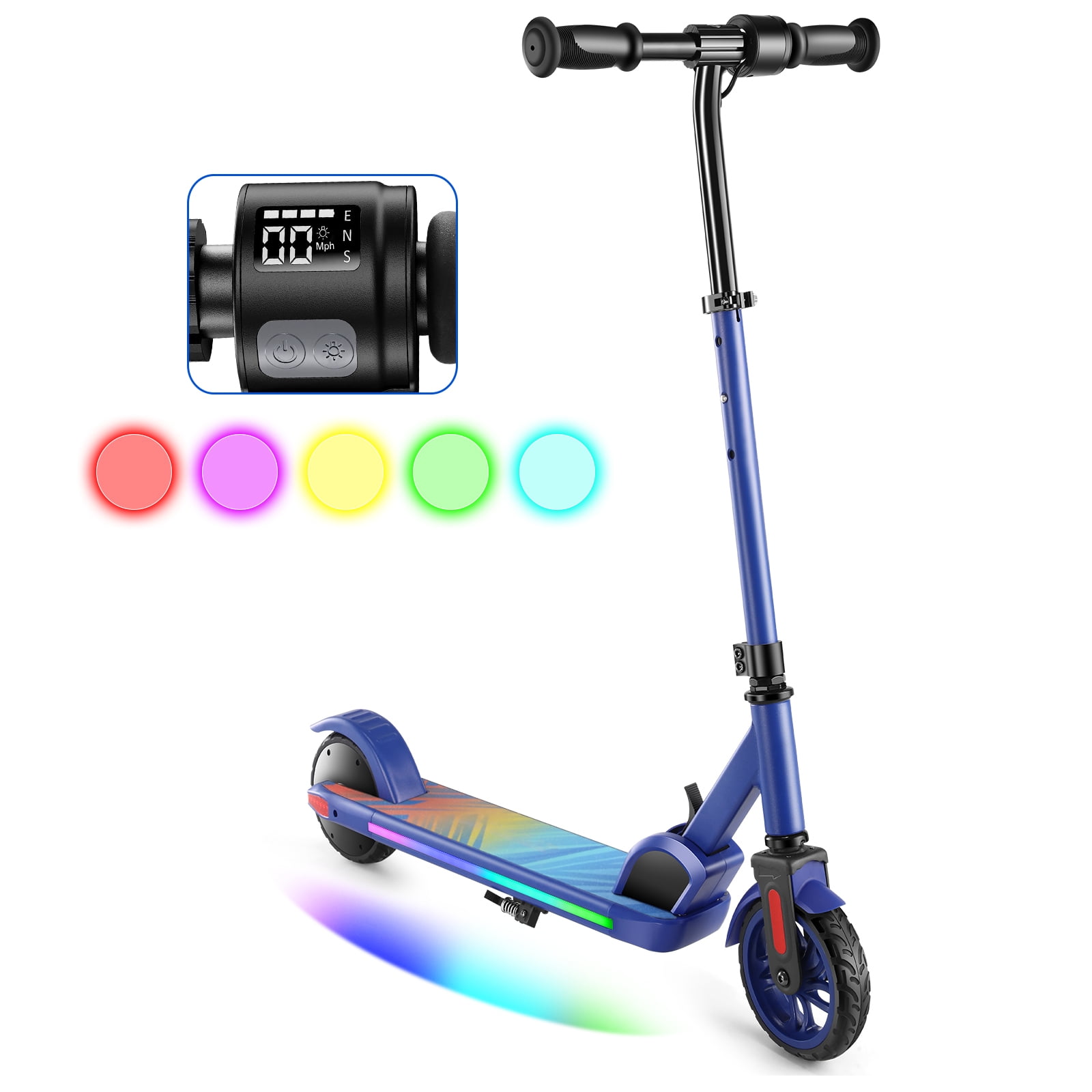 Hoteel Electric Scooter for Kids 8+,180W Upgraded Motor,4 Adjustable ...
