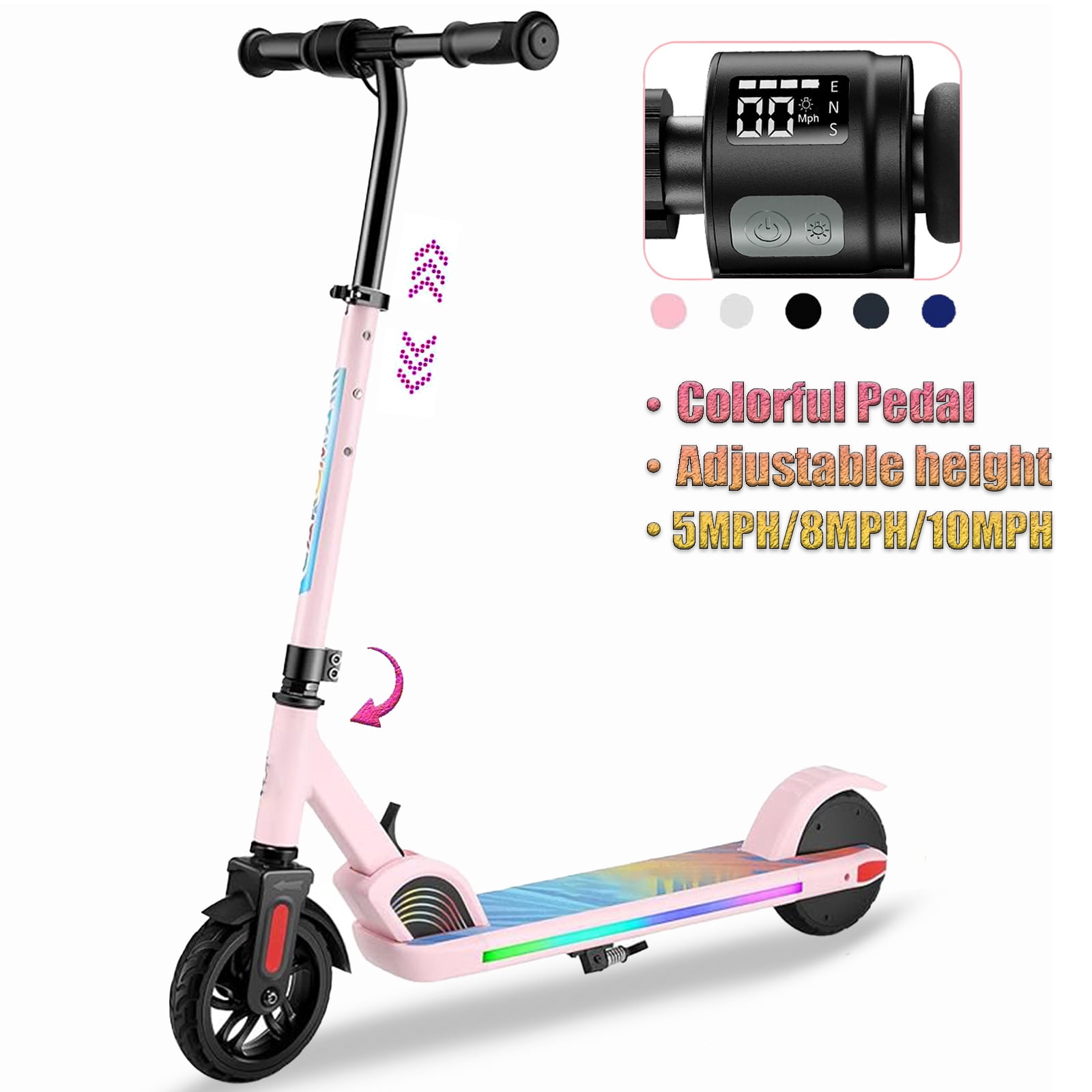 Free Shipping! Hoteel Kids Kick scooter,LED Lighted Wheels and 4 ...