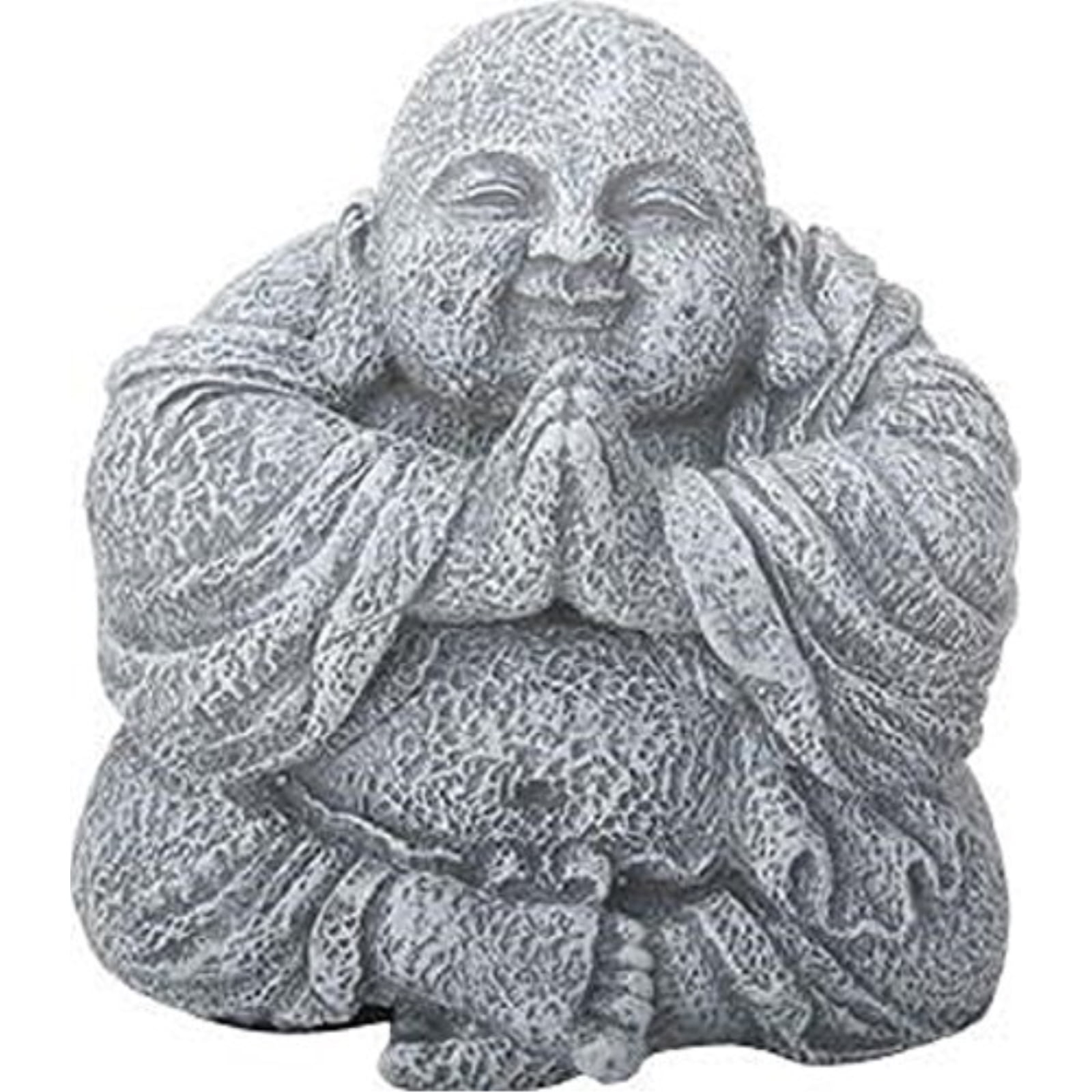 Hotei Seated Happy Smiling Buddha Figurine Pu-Tai Buddhism Home ...