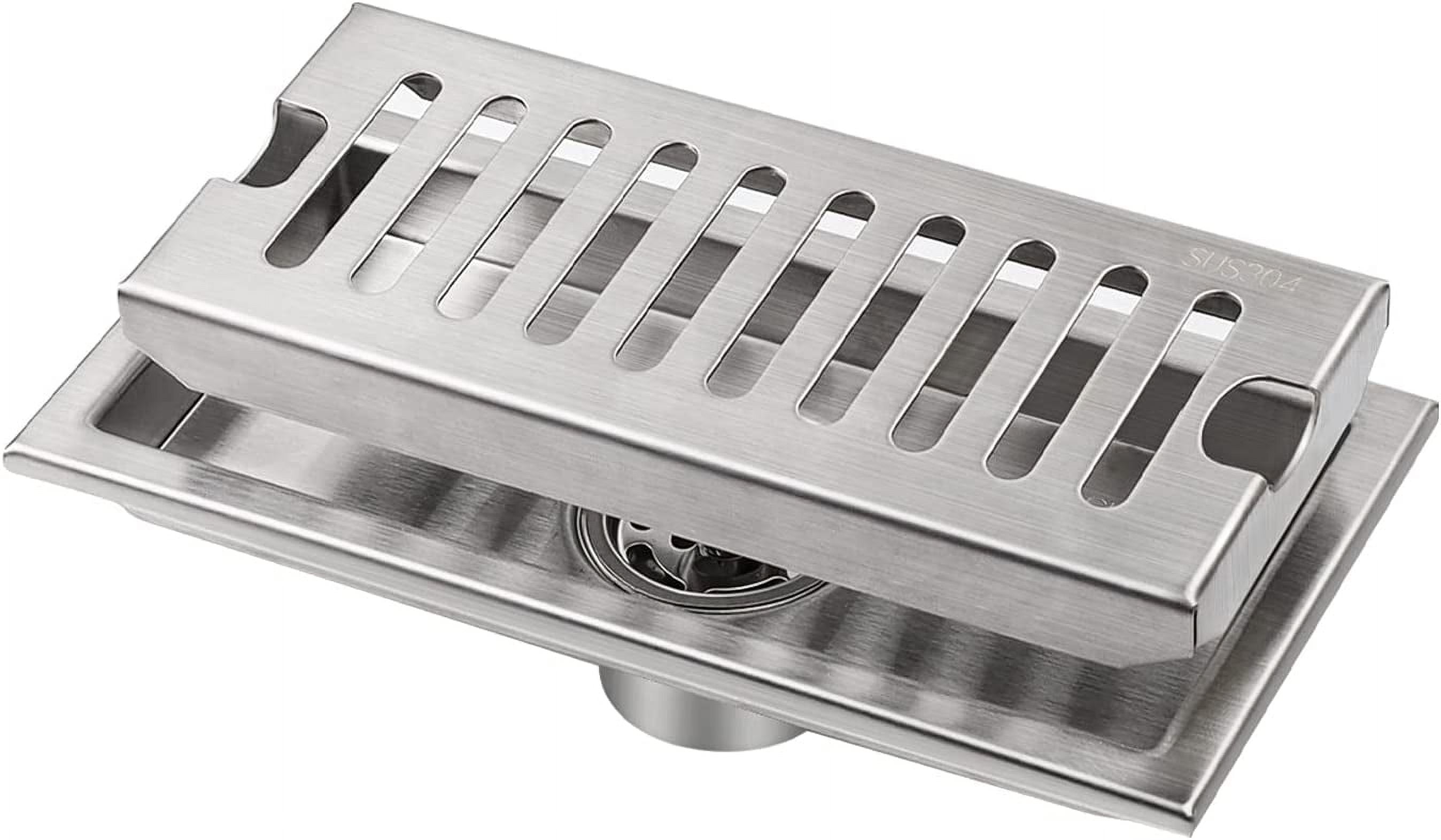Hotel-Bathroom & Kitchen Floor Channel Drain, 304 Grade, 10x20CM Long ...