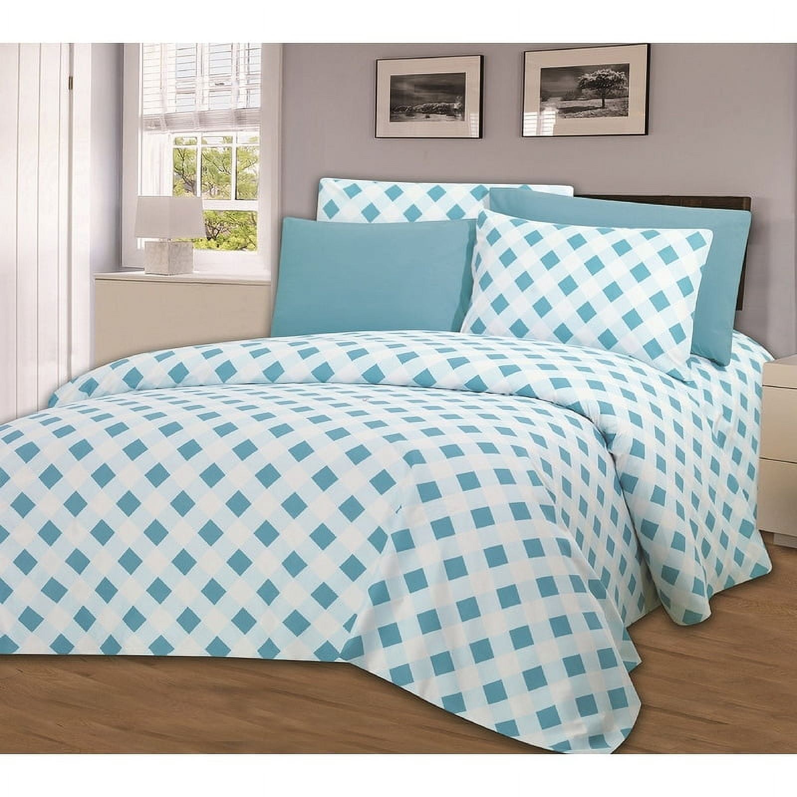Hotel Club 1800 Super Soft Oliver Sheet Set with Bonus Pillowcases King ...
