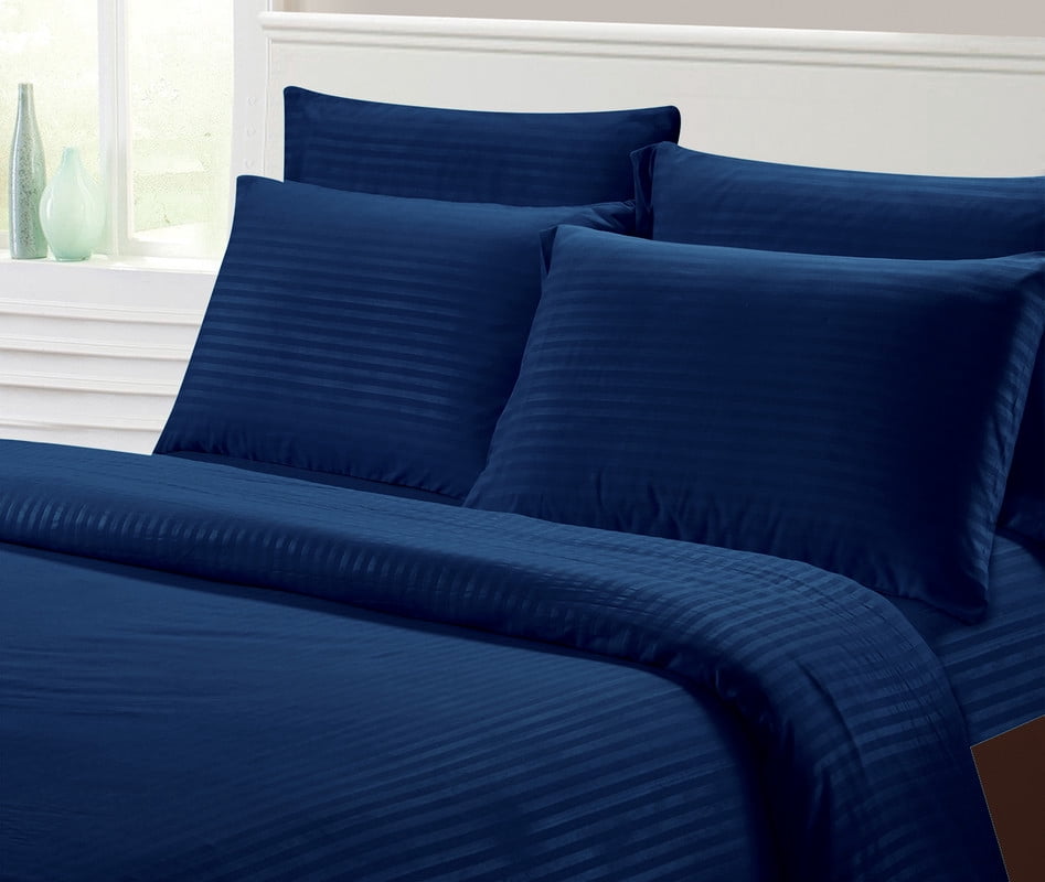 Hotel Collection 1800 Super Soft & Wrinkle Free Luxurious Stripe 6 ...