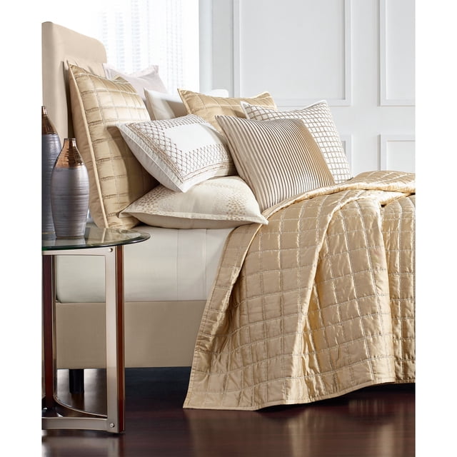 Hotel Collection Bedding Mosaic Grid Queen Coverlet - Walmart Business ...