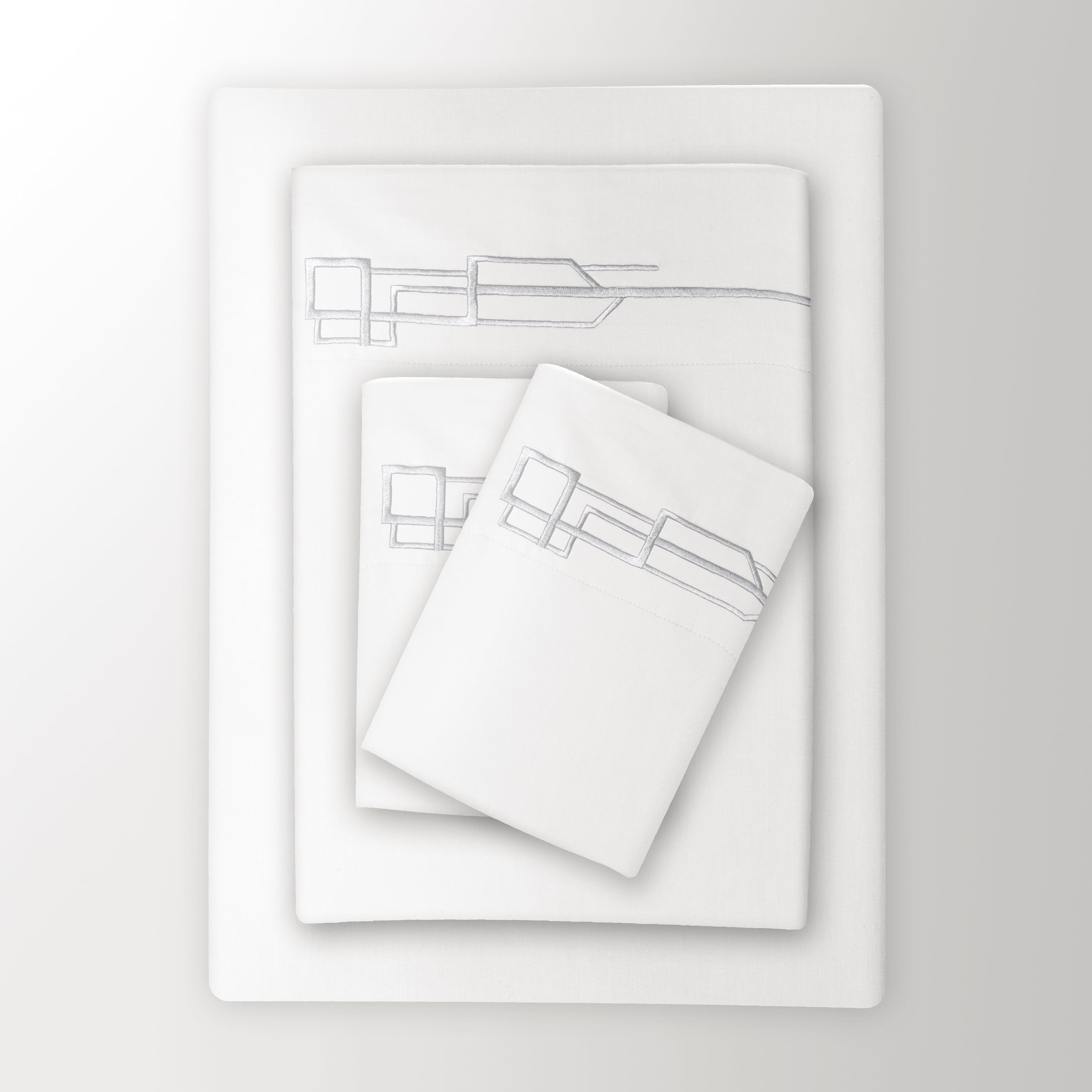 Hotel De Fitzgerald 800 Thread Count Luxury Sheet Set White King ...