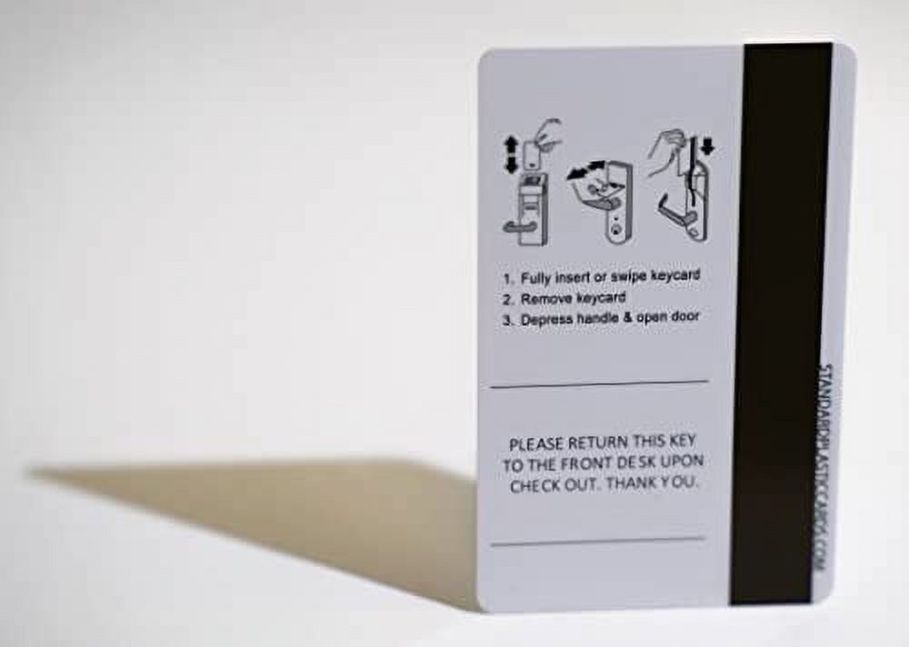 Hotel & Motel Key Magnetic Stripe Key Cards (500) - "Welcome! Enjoy ...