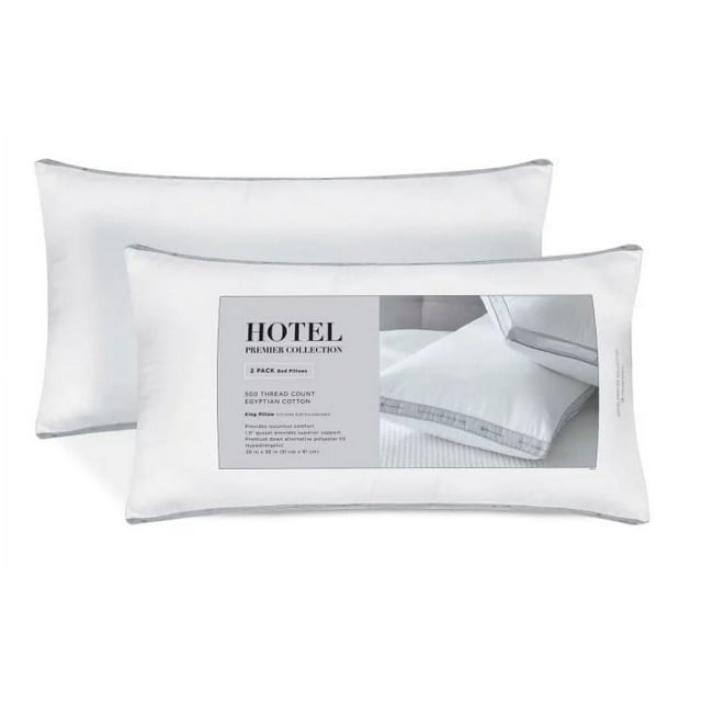 Hotel Premier Collection by Bed Pillows, 2 Pack - King - Walmart.com