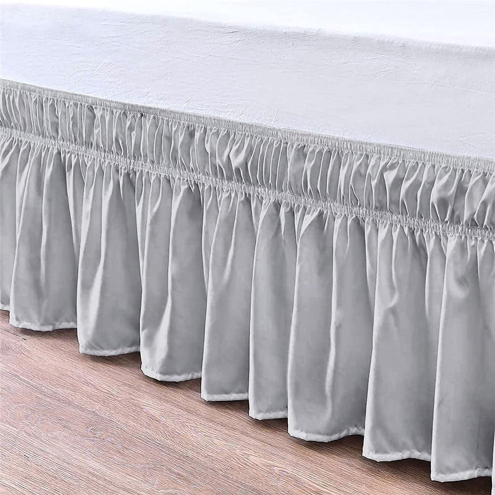 Hotel Quality Dust Ruffle Bedskirt, Wrap Around Bedskirt with 20 Inch ...