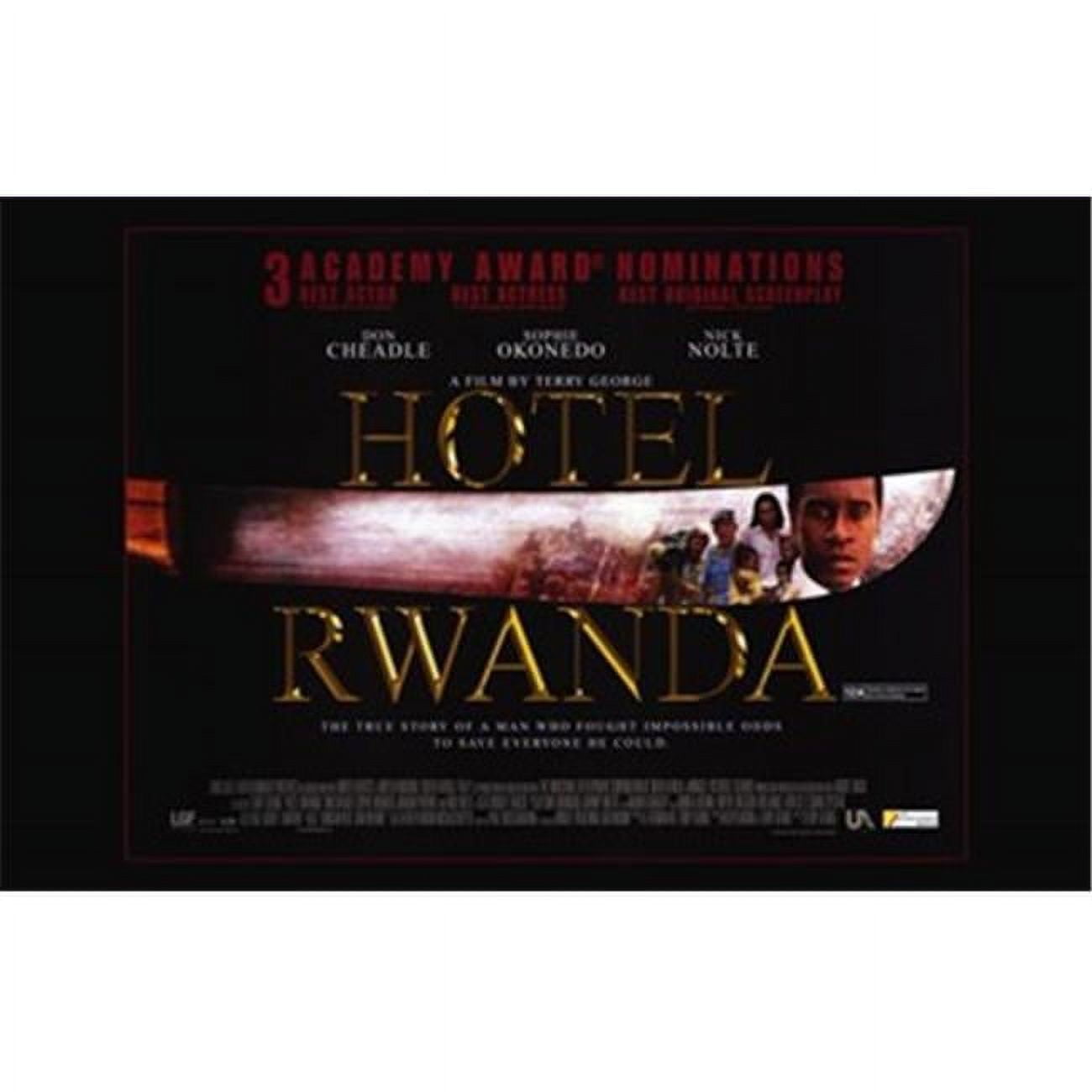 Hotel Rwanda Movie Poster - 17 x 11 in. - Walmart.com
