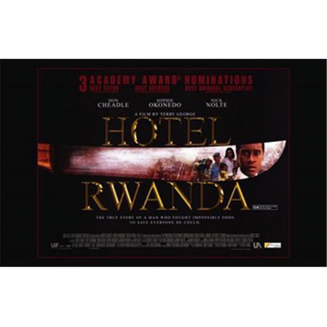 Hotel Rwanda Movie Poster - 17 x 11 in. - Walmart.com