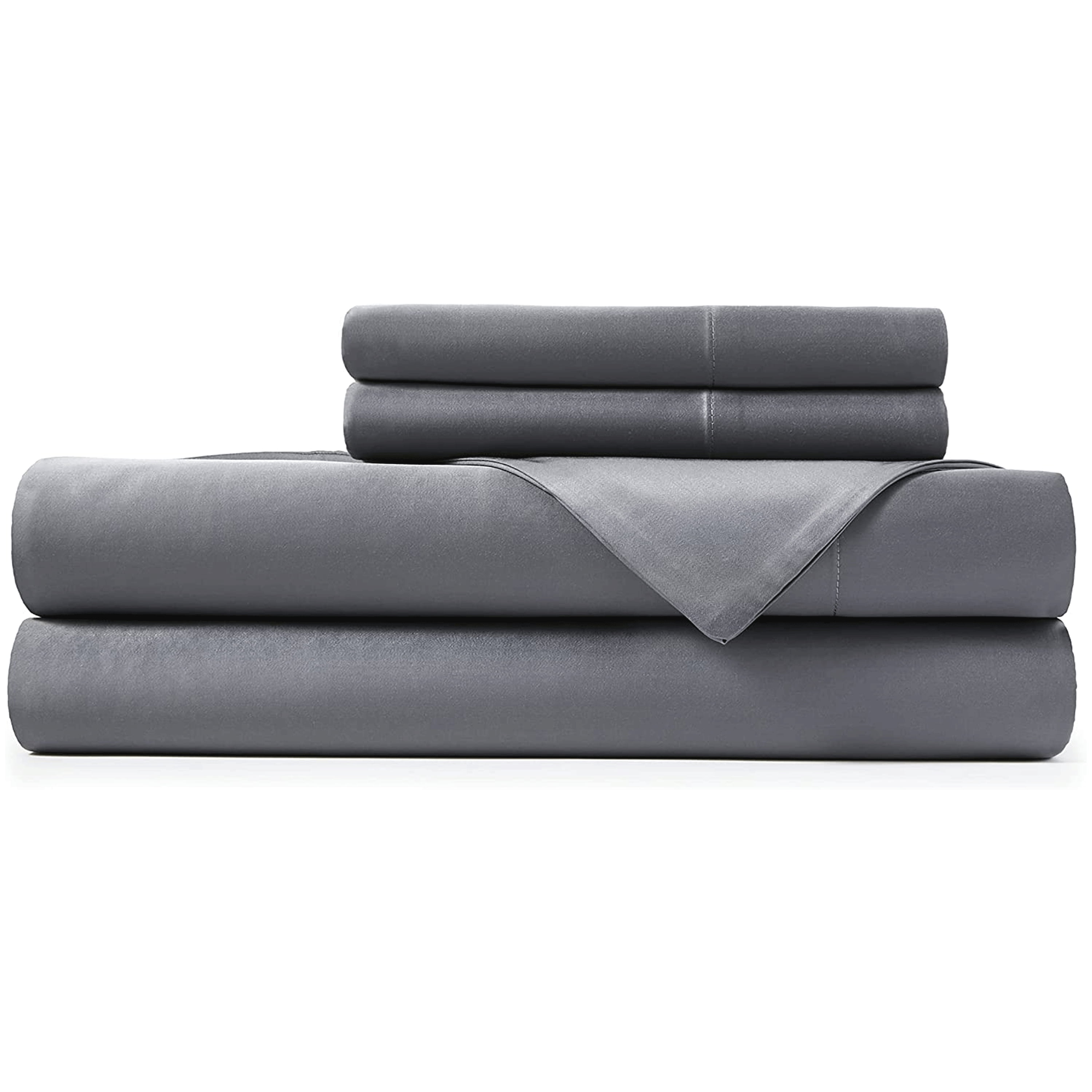 Hotel Sheets Direct 100% Bamboo 4 Piece Deep Pocket Cooling Bed Sheet ...