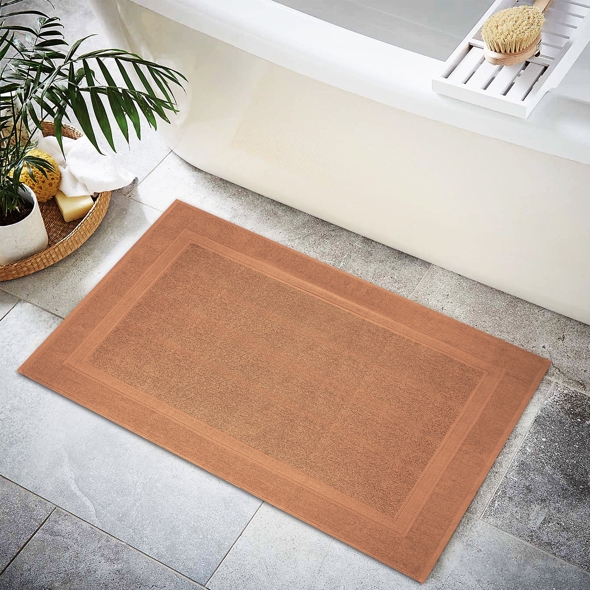 Premium Cotton Banded Sand Bath Mats Pack of 2, 22x34 inches [Not a ...