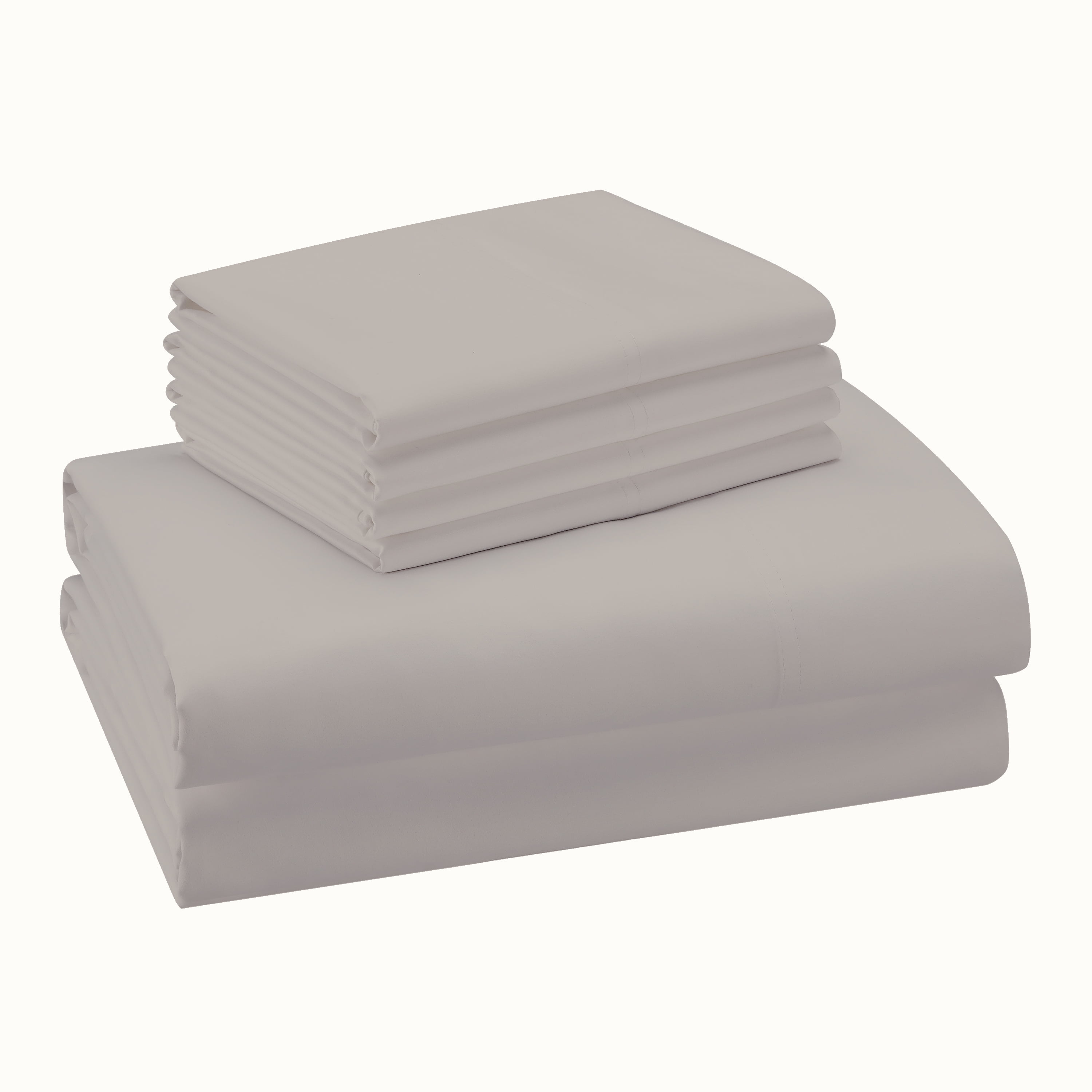 Hotel Style 1200 TC Cotton Rich Grey King Sheet Set - 6 Piece Comfort ...