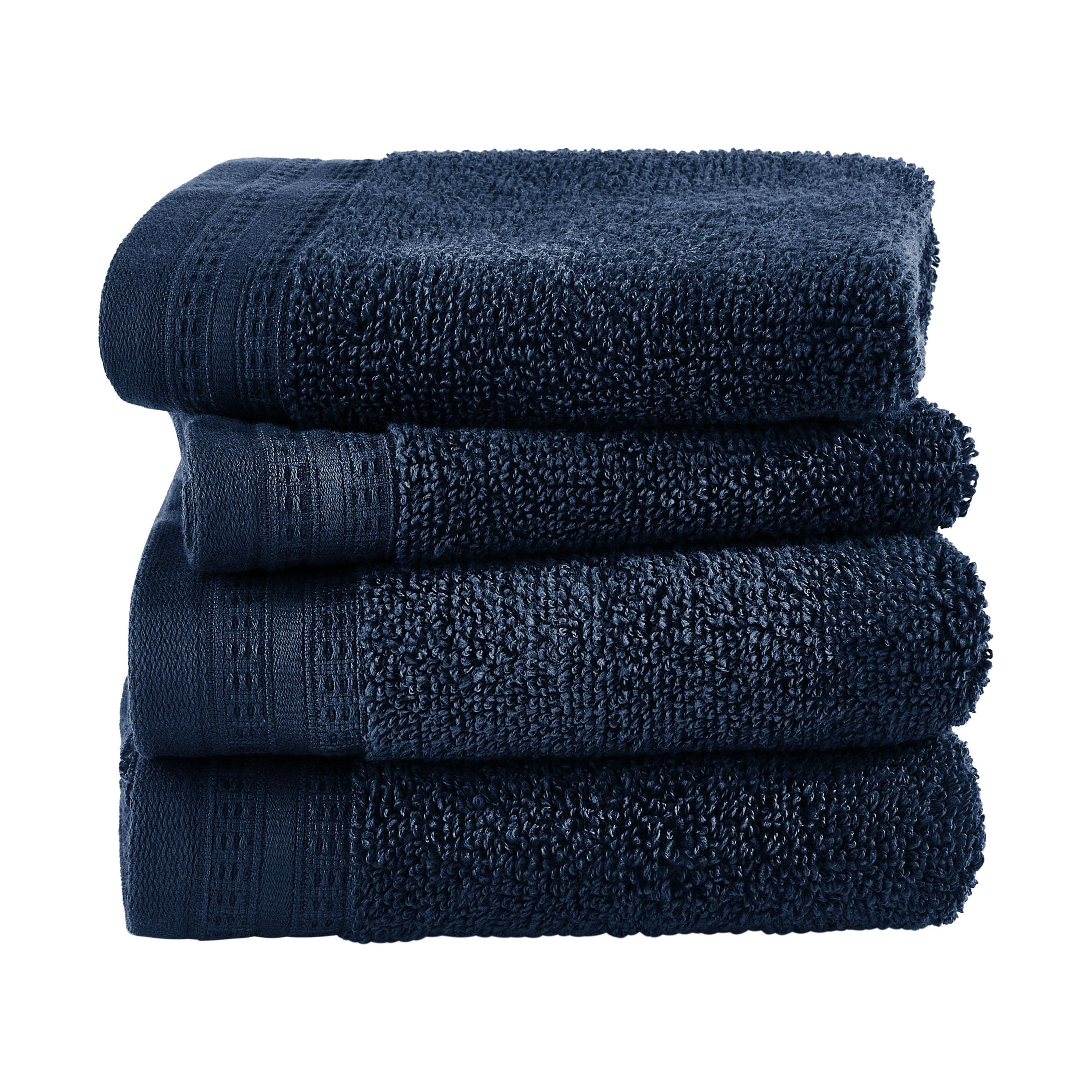 Hotel Style 4-Piece Egyptian Cotton Tencel Lyocell Hand Towel & Wash ...